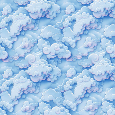Stylized Clouds Seamless Texture by zames1992d