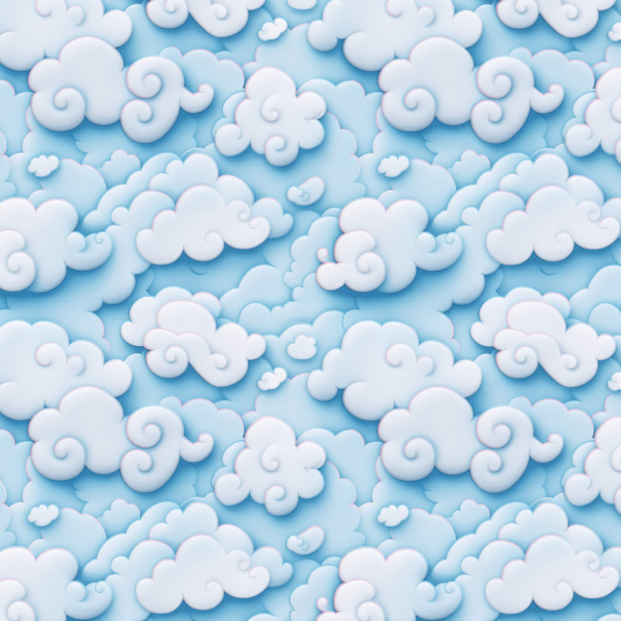 Stylized Clouds Seamless Texture by zames1992d