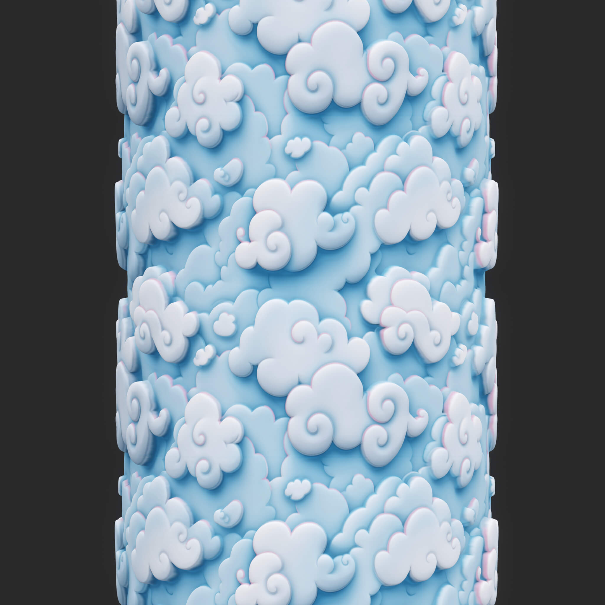 Stylized Clouds Seamless Texture by zames1992d