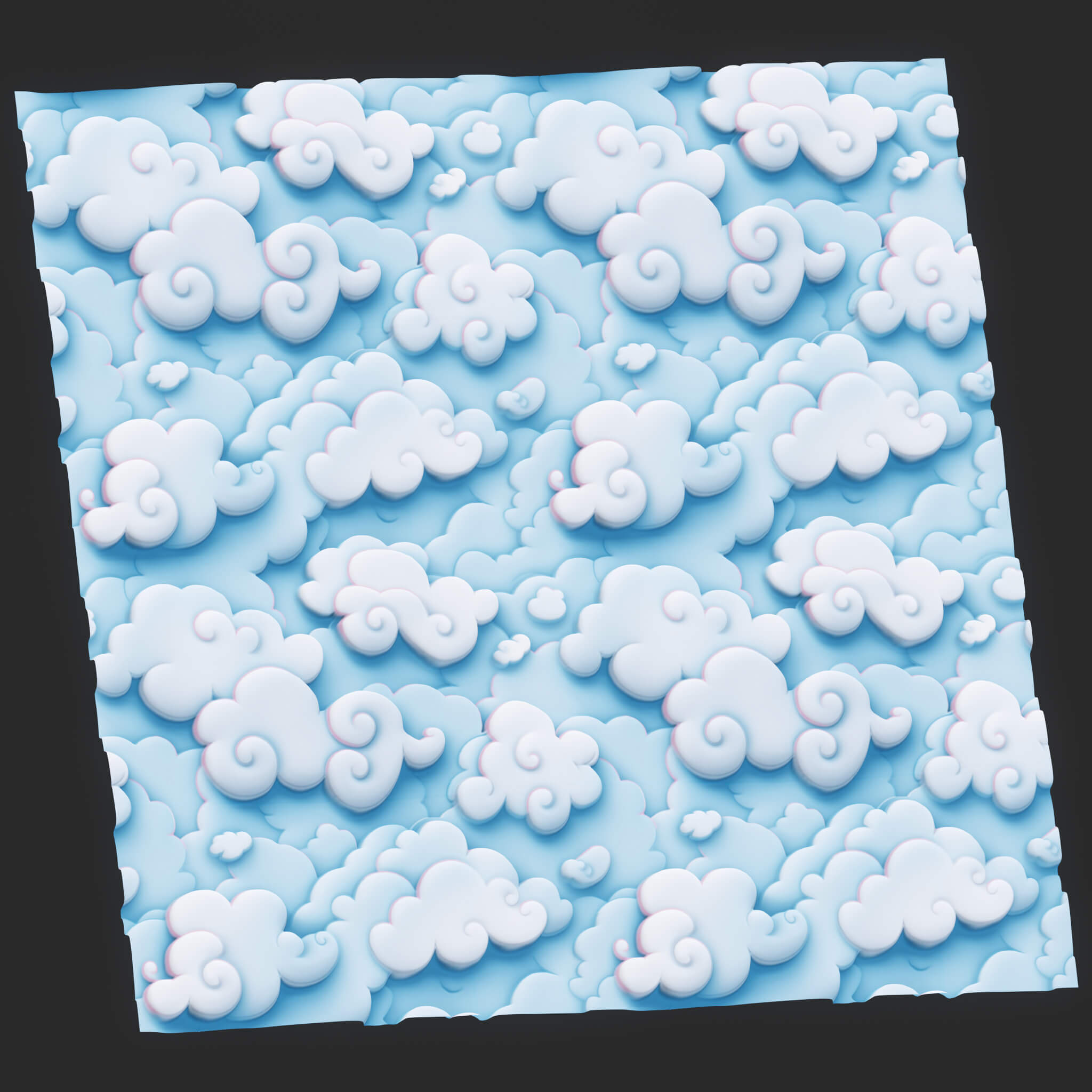 Stylized Clouds Seamless Texture by zames1992d