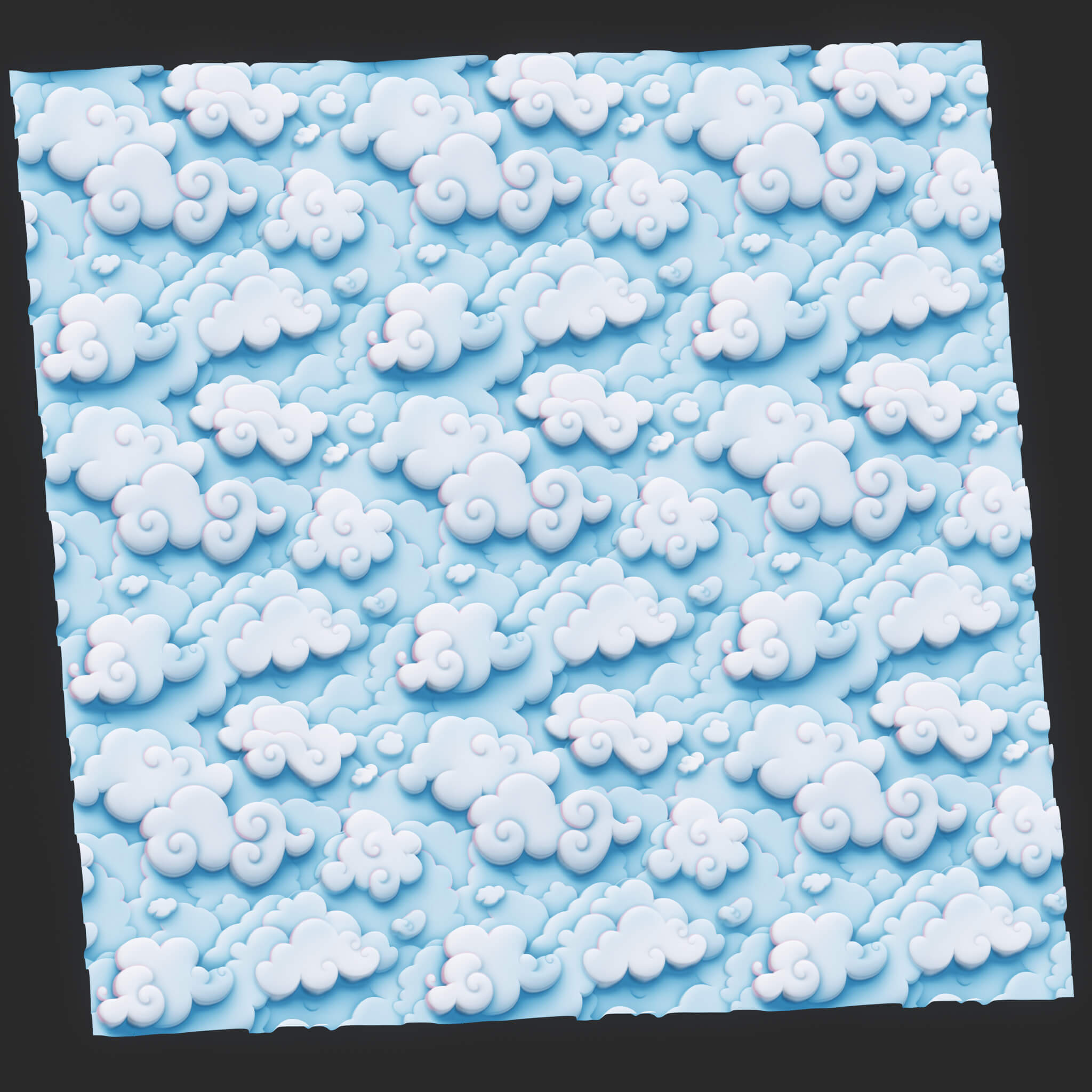 Stylized Clouds Seamless Texture by zames1992d