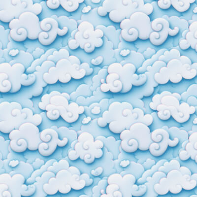 Stylized Clouds Seamless Texture by zames1992d