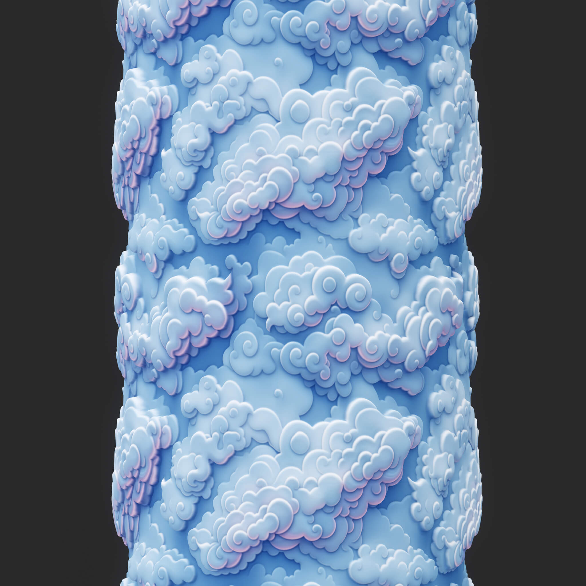 Stylized Clouds Seamless Texture by zames1992d