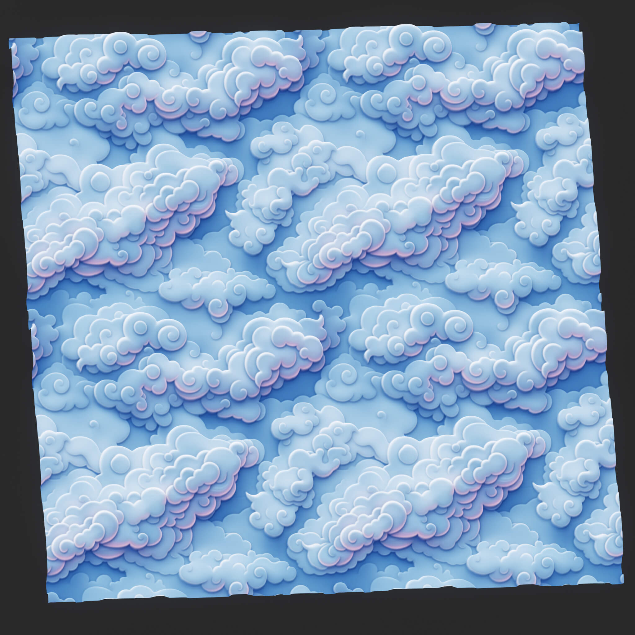 Stylized Clouds Seamless Texture by zames1992d