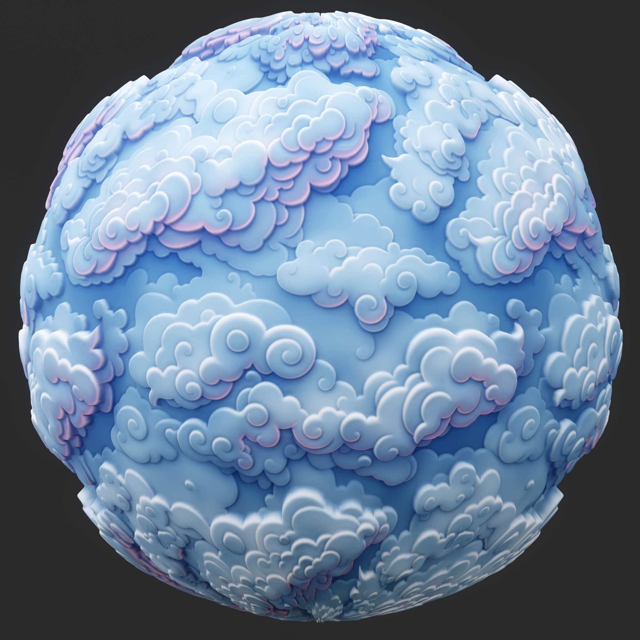 Stylized Clouds Seamless Texture by zames1992d