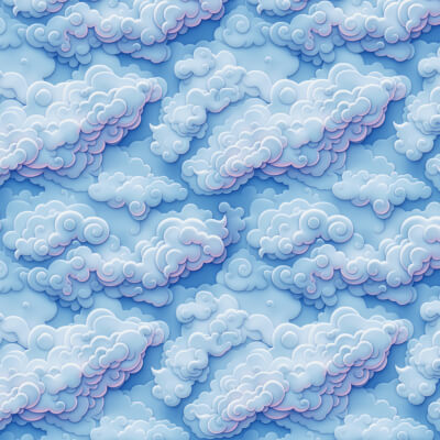 Stylized Clouds Seamless Texture by zames1992d