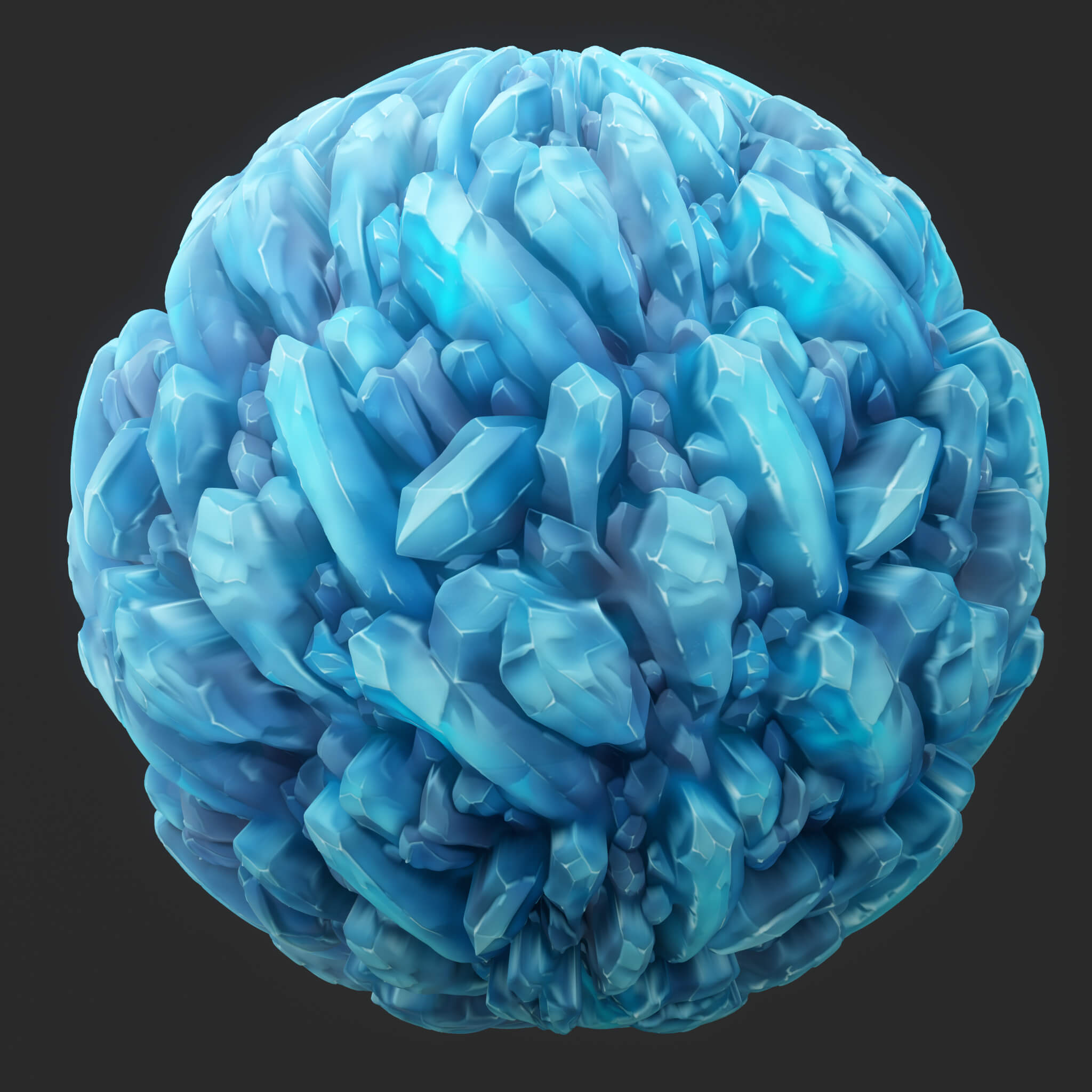 Stylized Crystal Seamless Texture by zames1992d