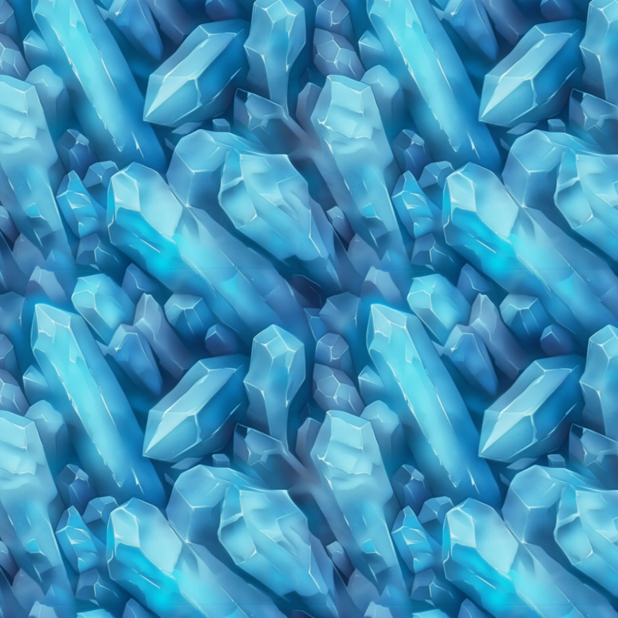 Stylized Crystal Seamless Texture by zames1992d