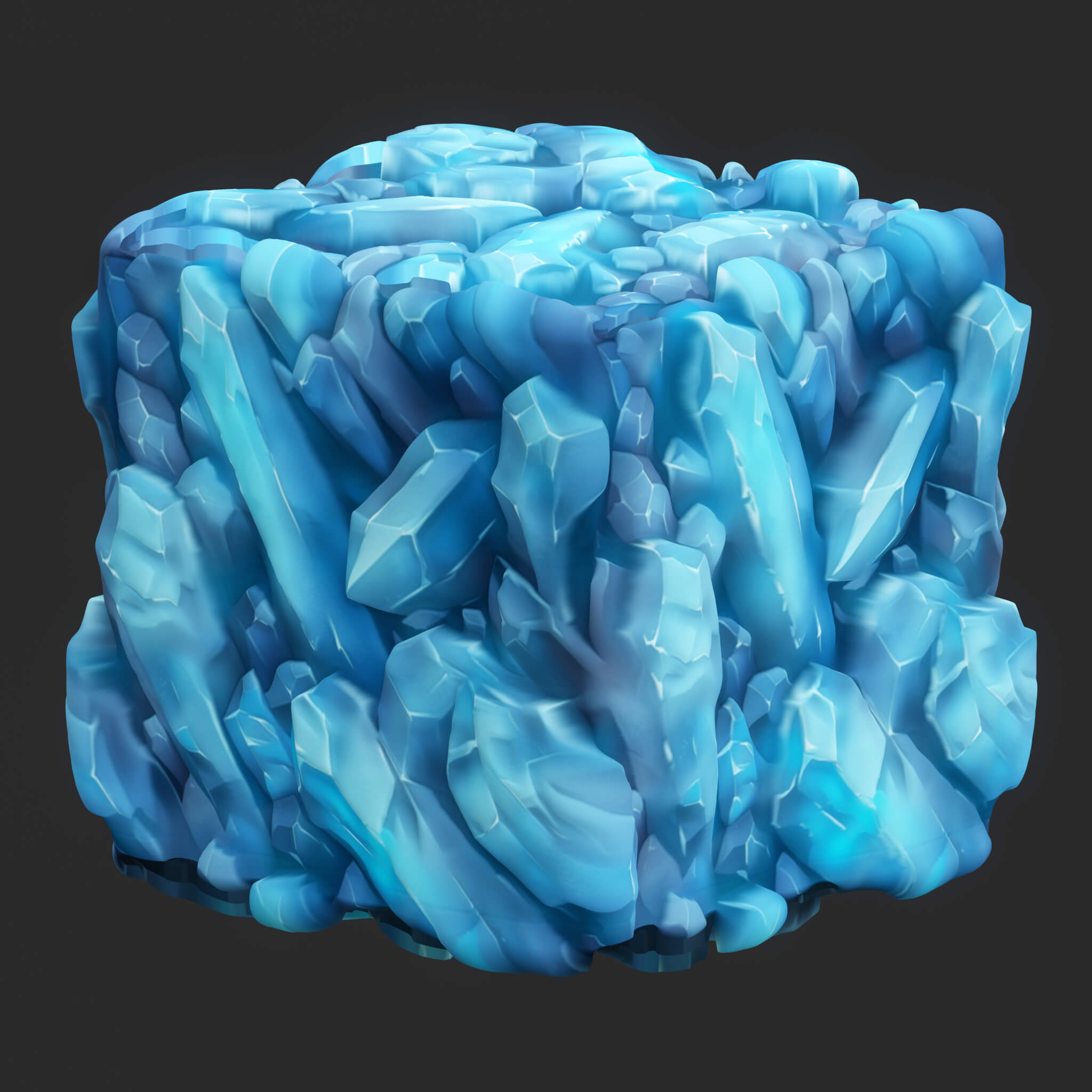 Stylized Crystal Seamless Texture by zames1992d