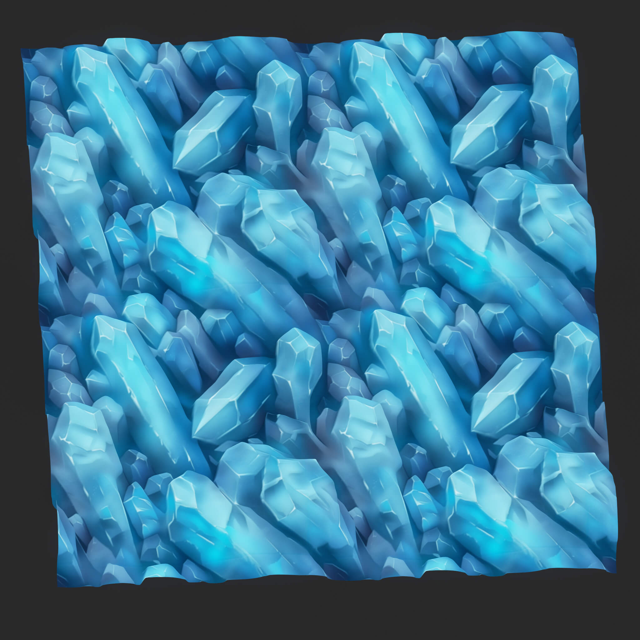 Stylized Crystal Seamless Texture by zames1992d