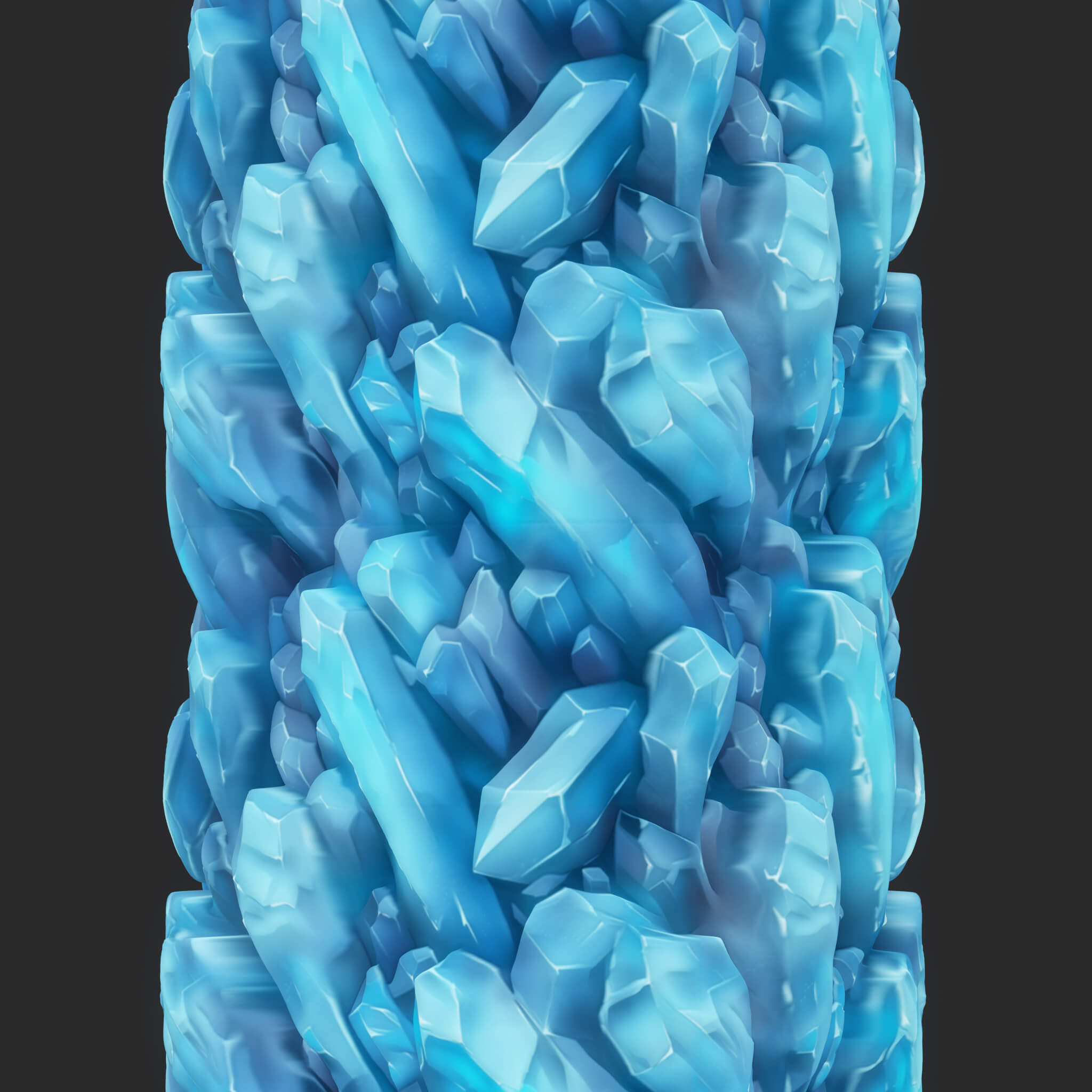 Stylized Crystal Seamless Texture by zames1992d