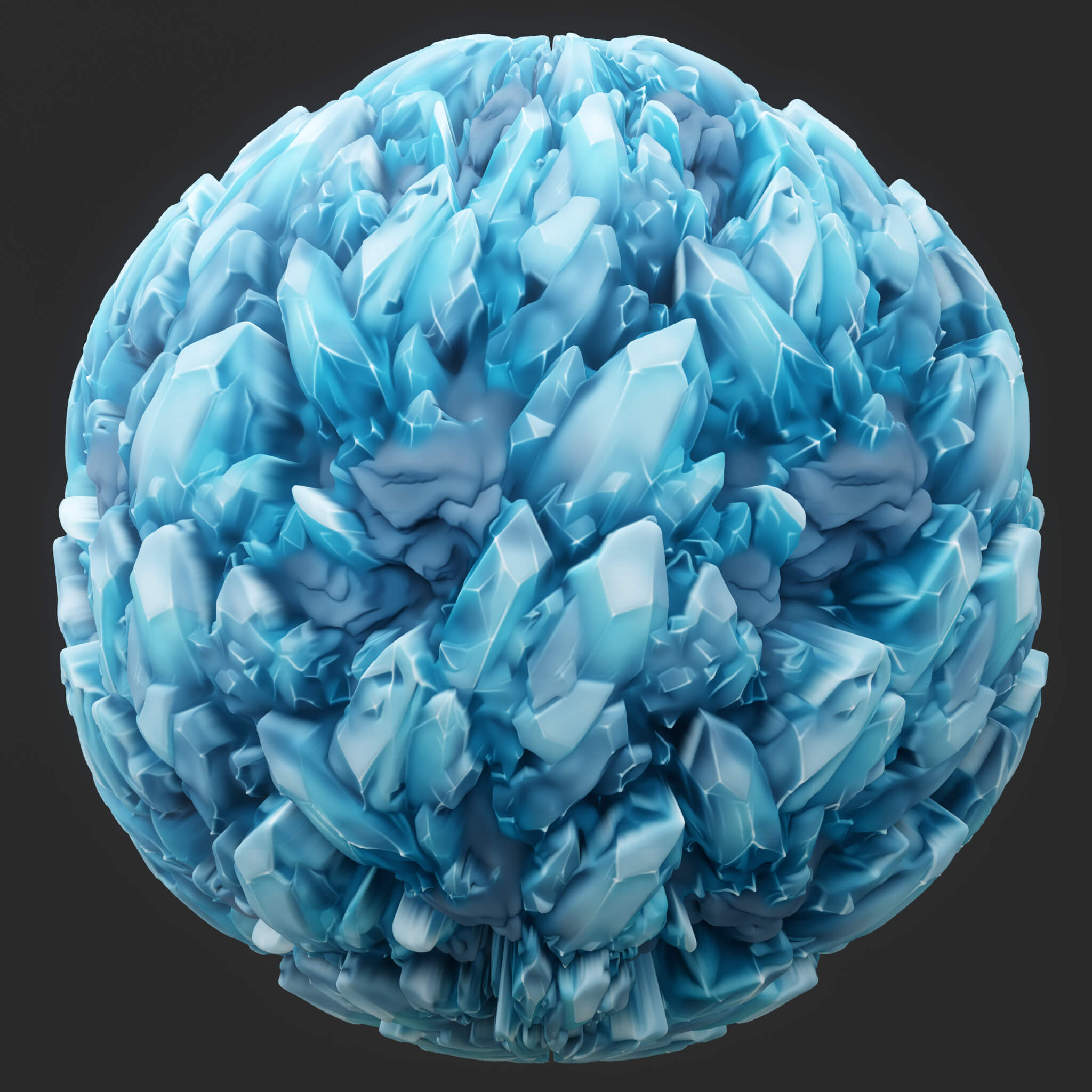 Stylized Crystal Seamless Texture by zames1992d