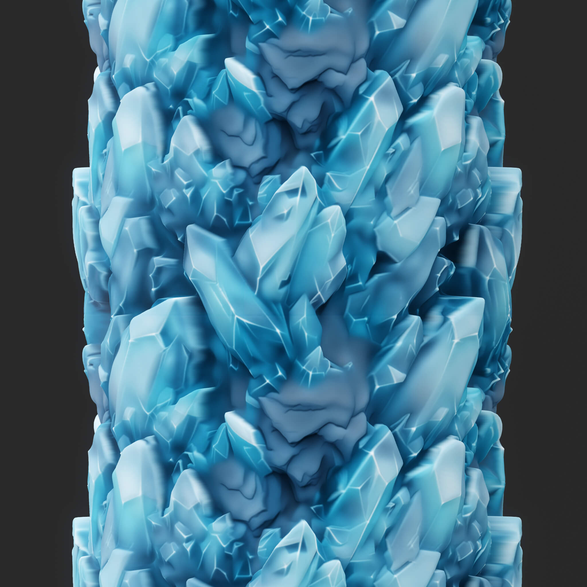 Stylized Crystal Seamless Texture by zames1992d