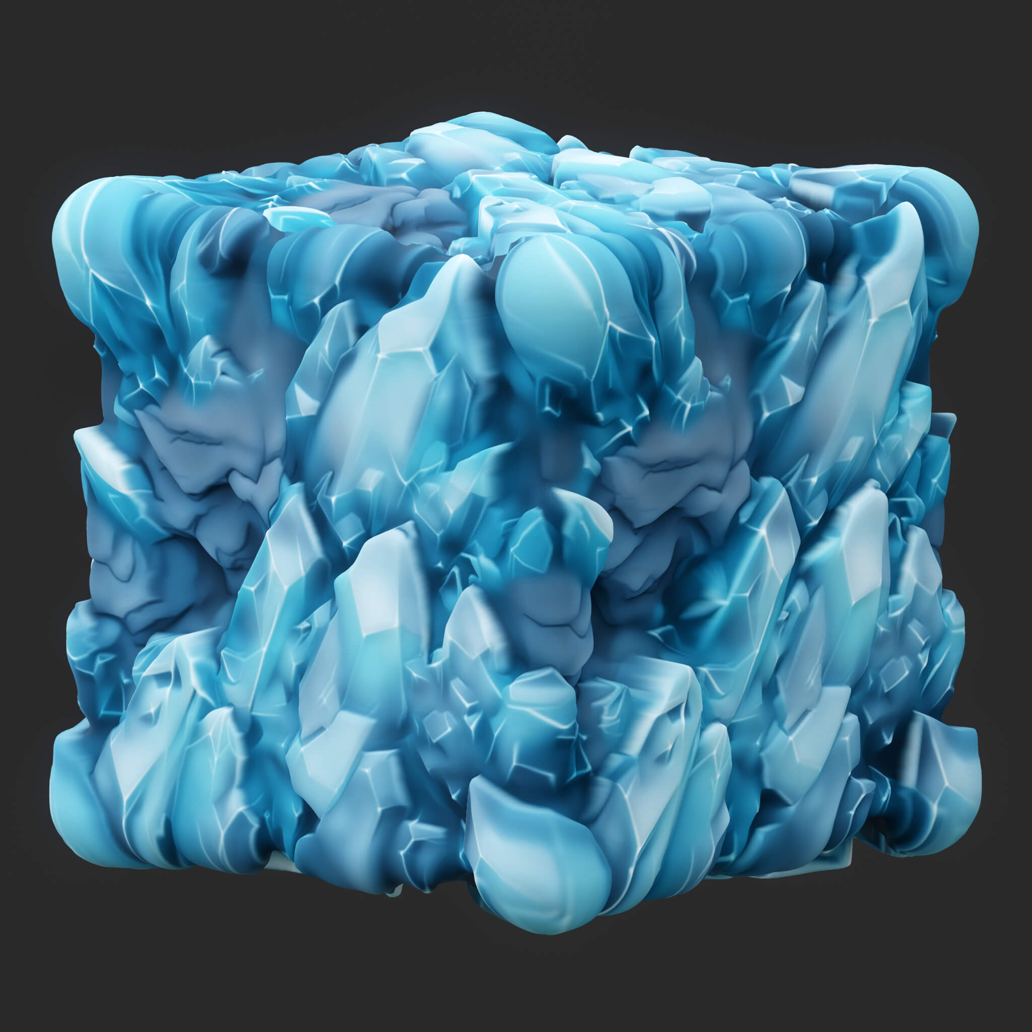 Stylized Crystal Seamless Texture by zames1992d