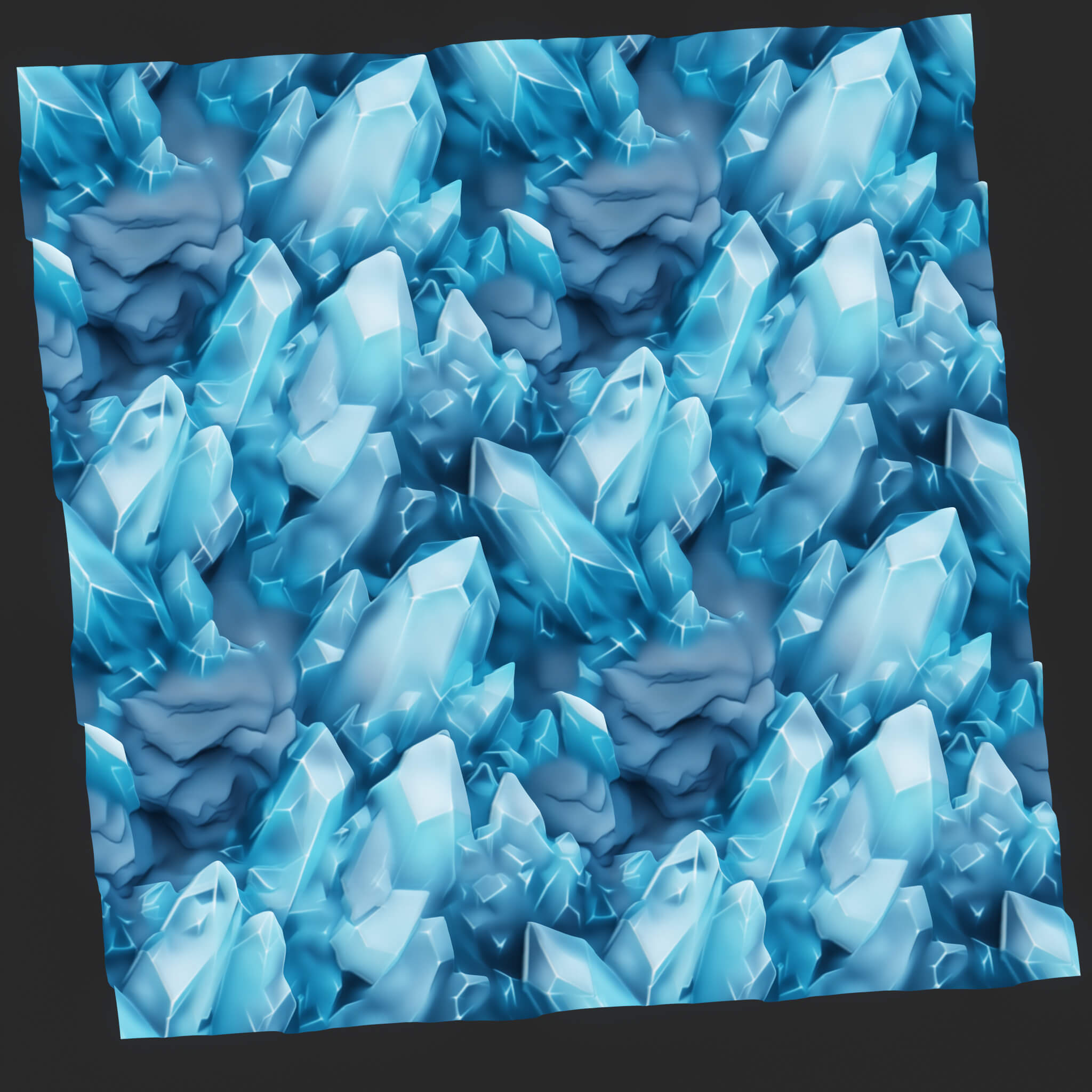 Stylized Crystal Seamless Texture by zames1992d