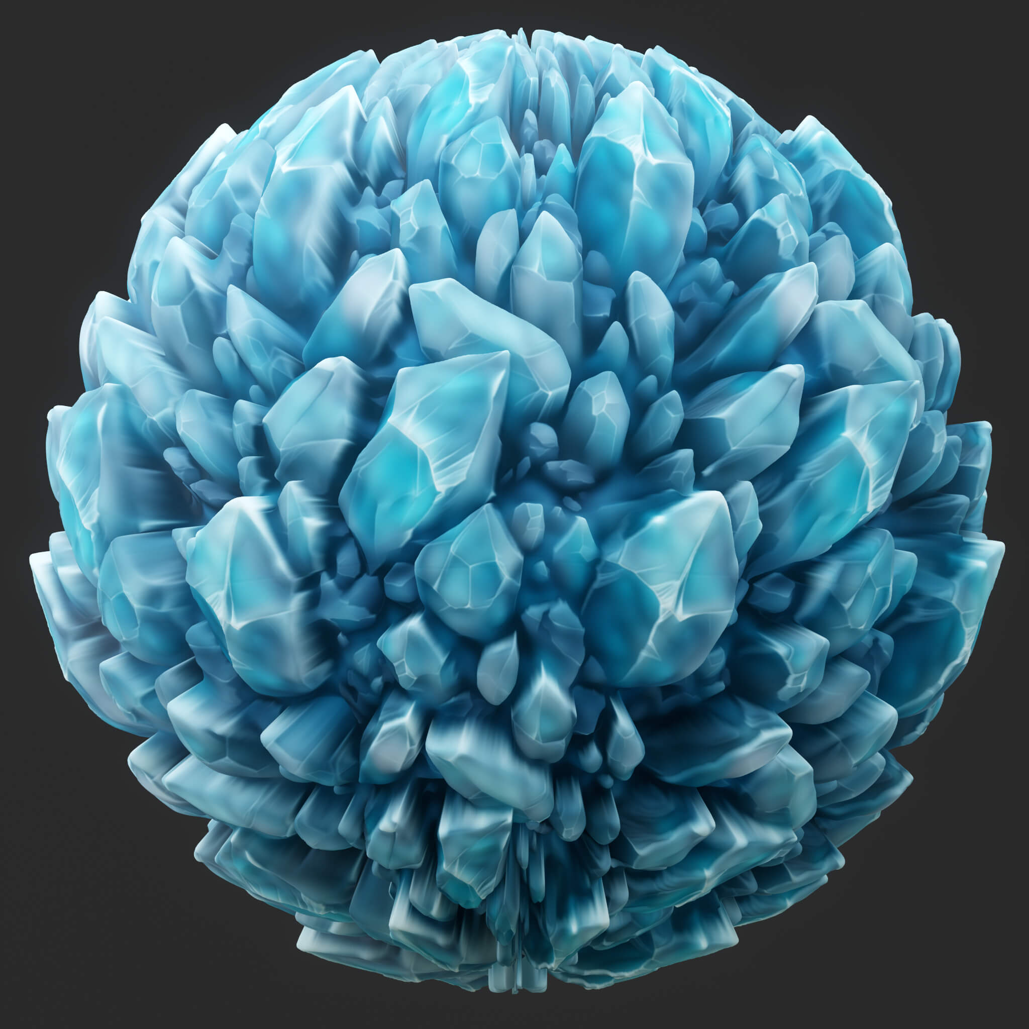 Stylized Crystal Seamless Texture by zames1992d