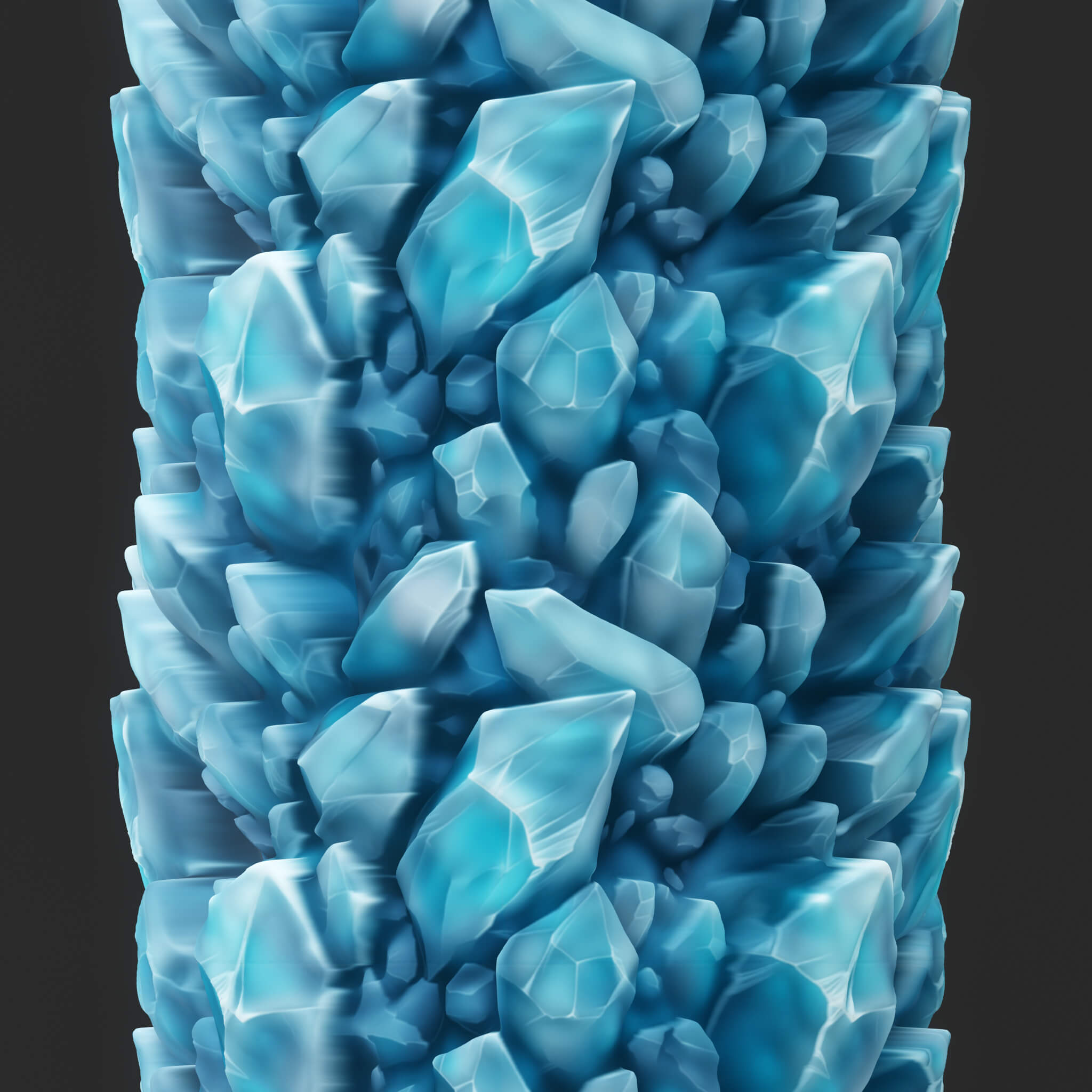 Stylized Crystal Seamless Texture by zames1992d