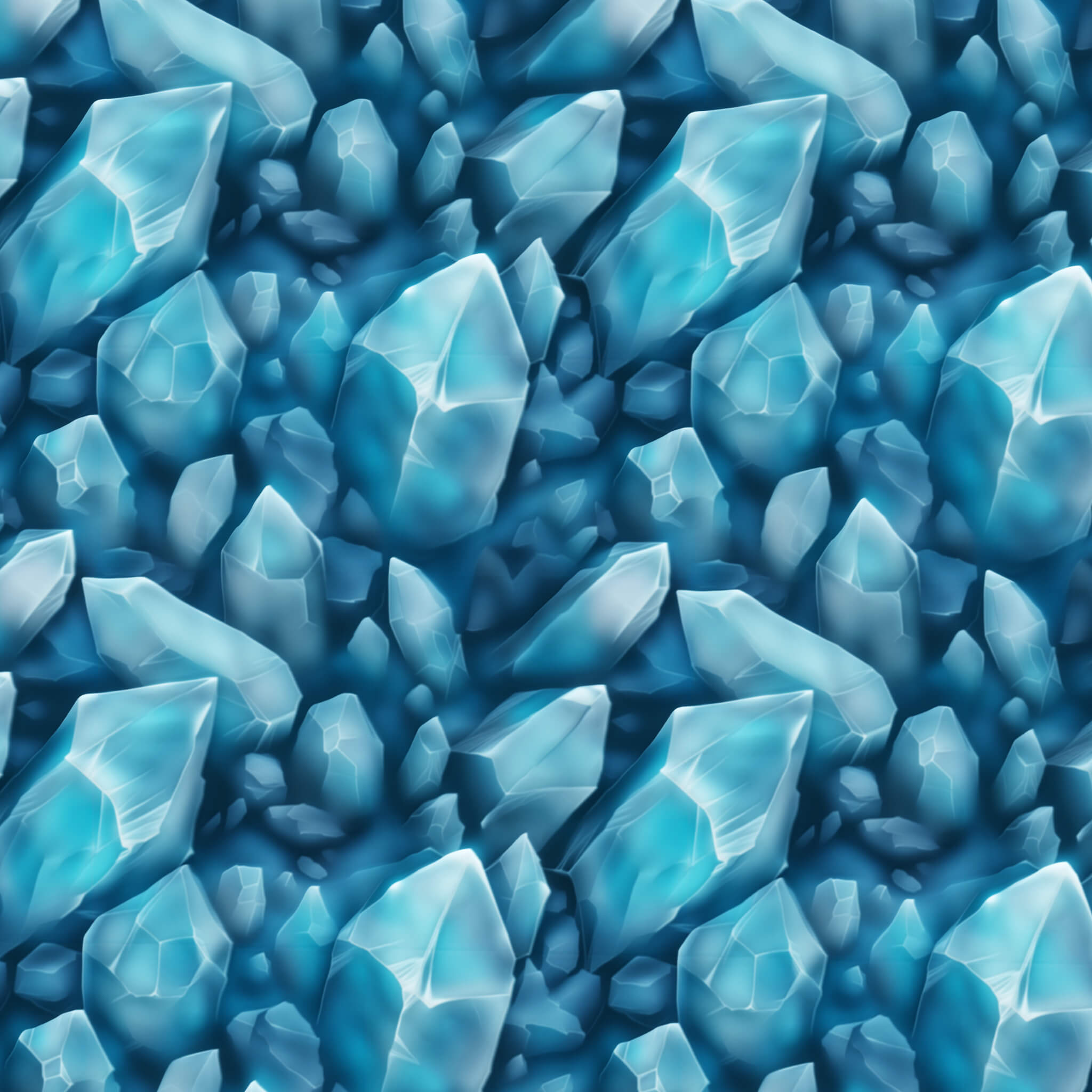 Stylized Crystal Seamless Texture by zames1992d