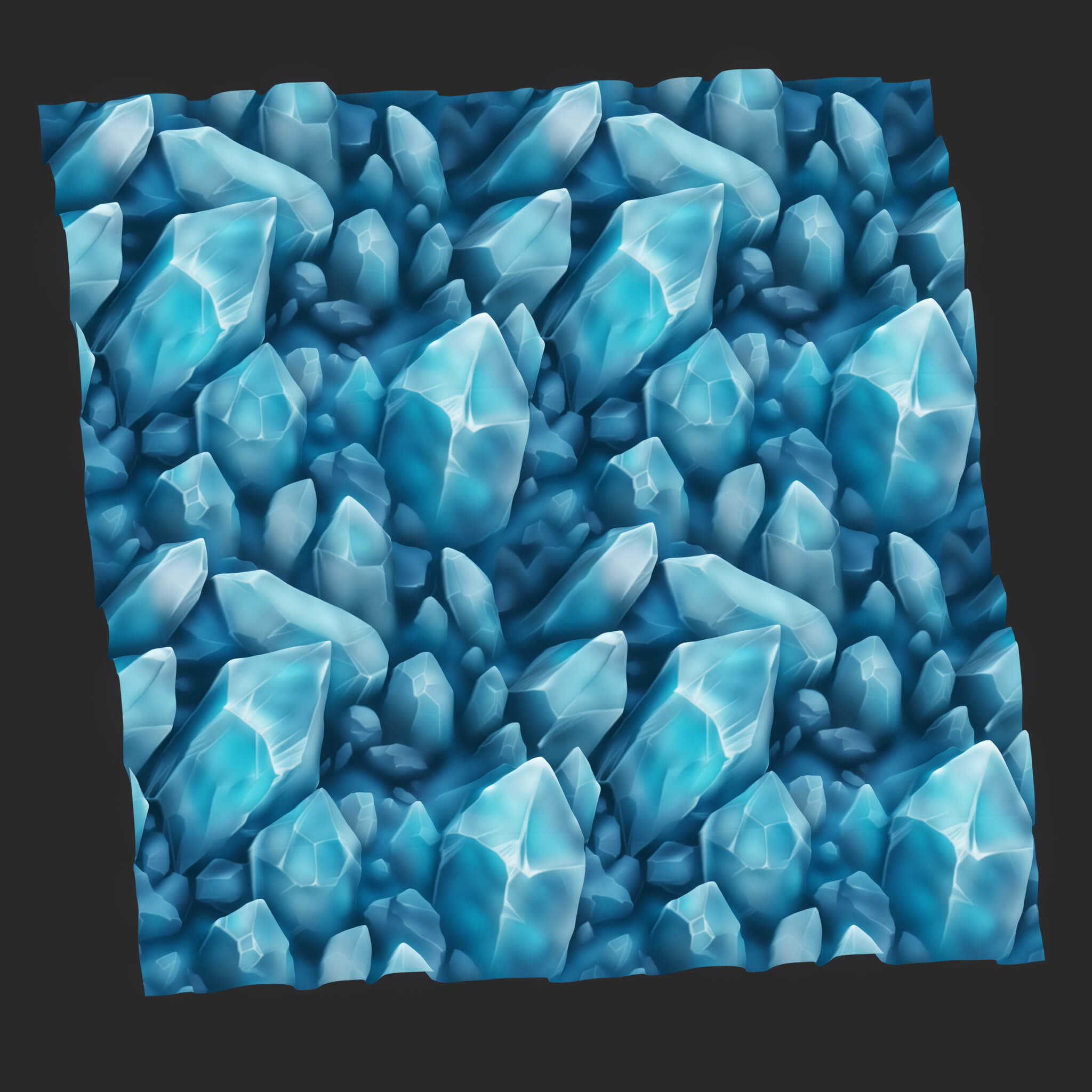 Stylized Crystal Seamless Texture by zames1992d