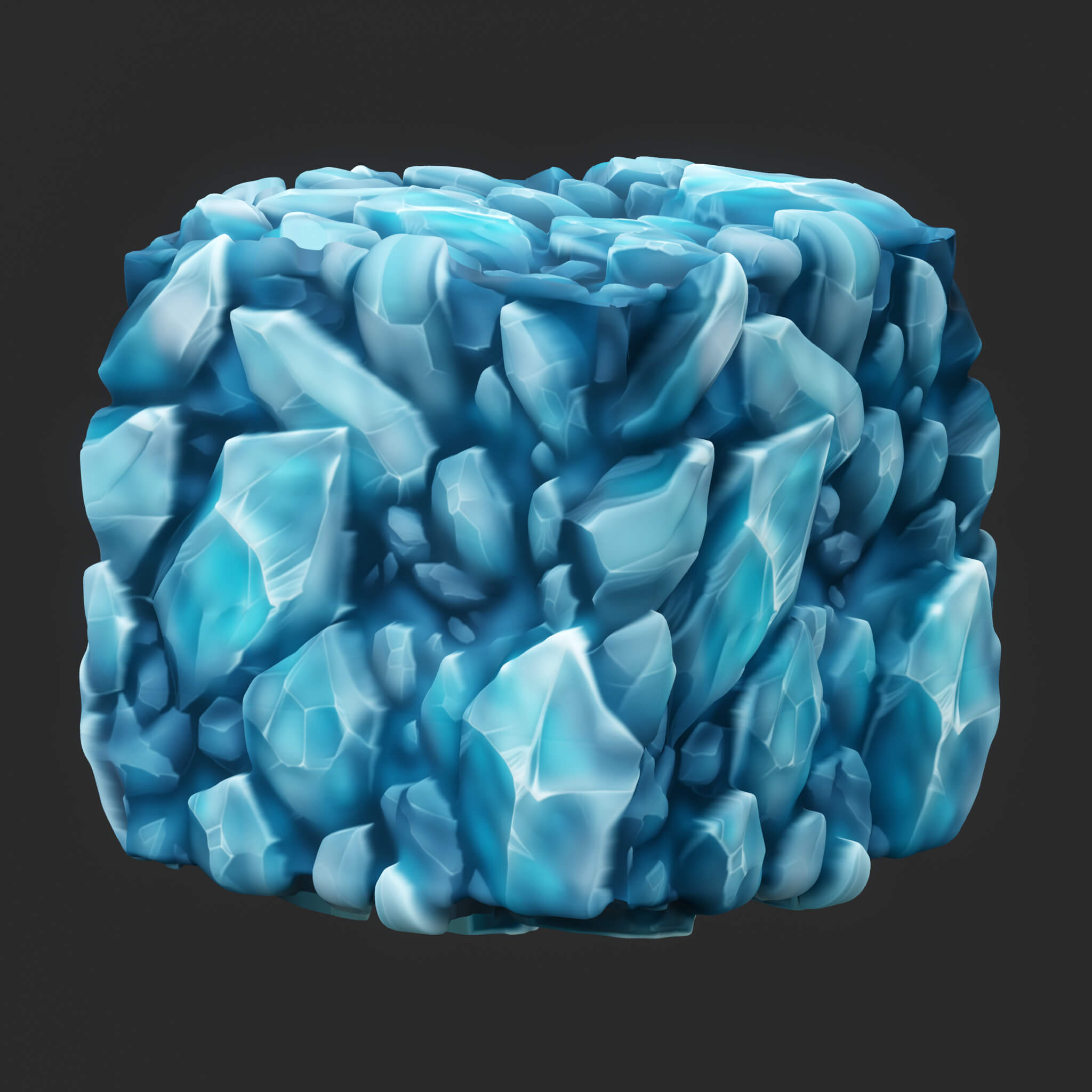 Stylized Crystal Seamless Texture by zames1992d
