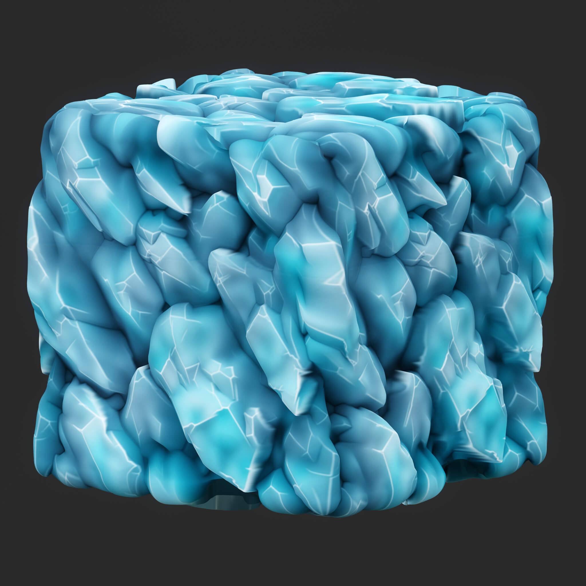 Stylized Crystal Seamless Texture by zames1992d