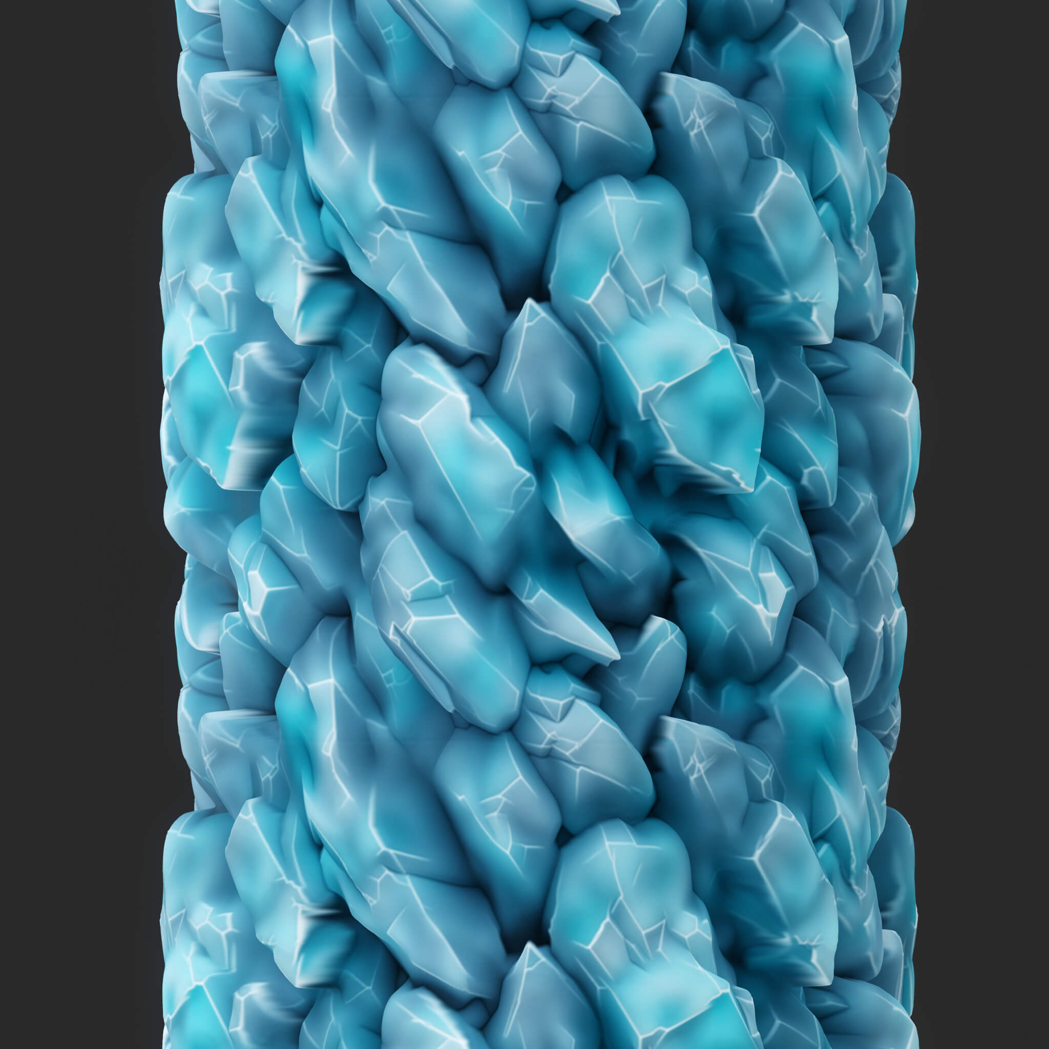 Stylized Crystal Seamless Texture by zames1992d