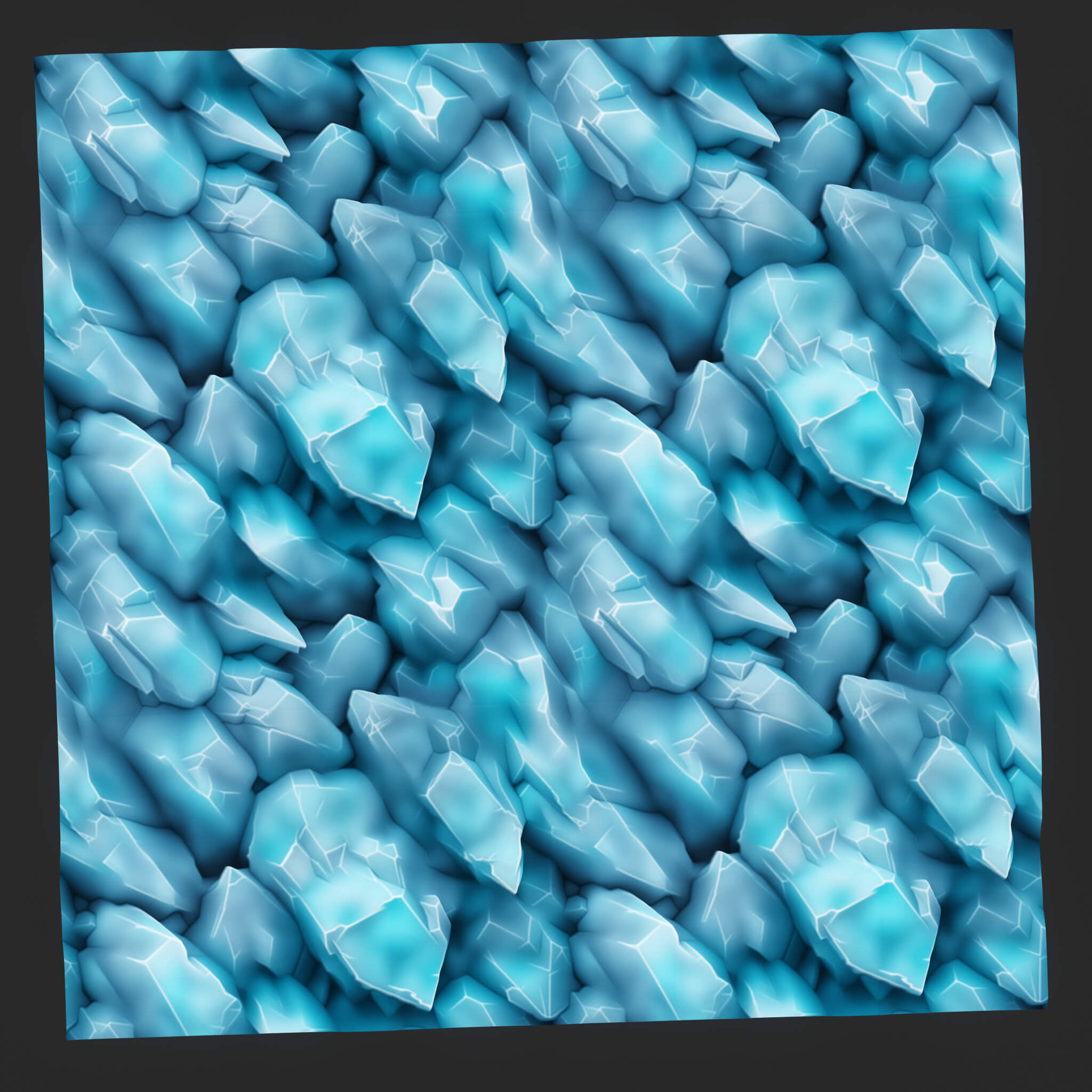 Stylized Crystal Seamless Texture by zames1992d