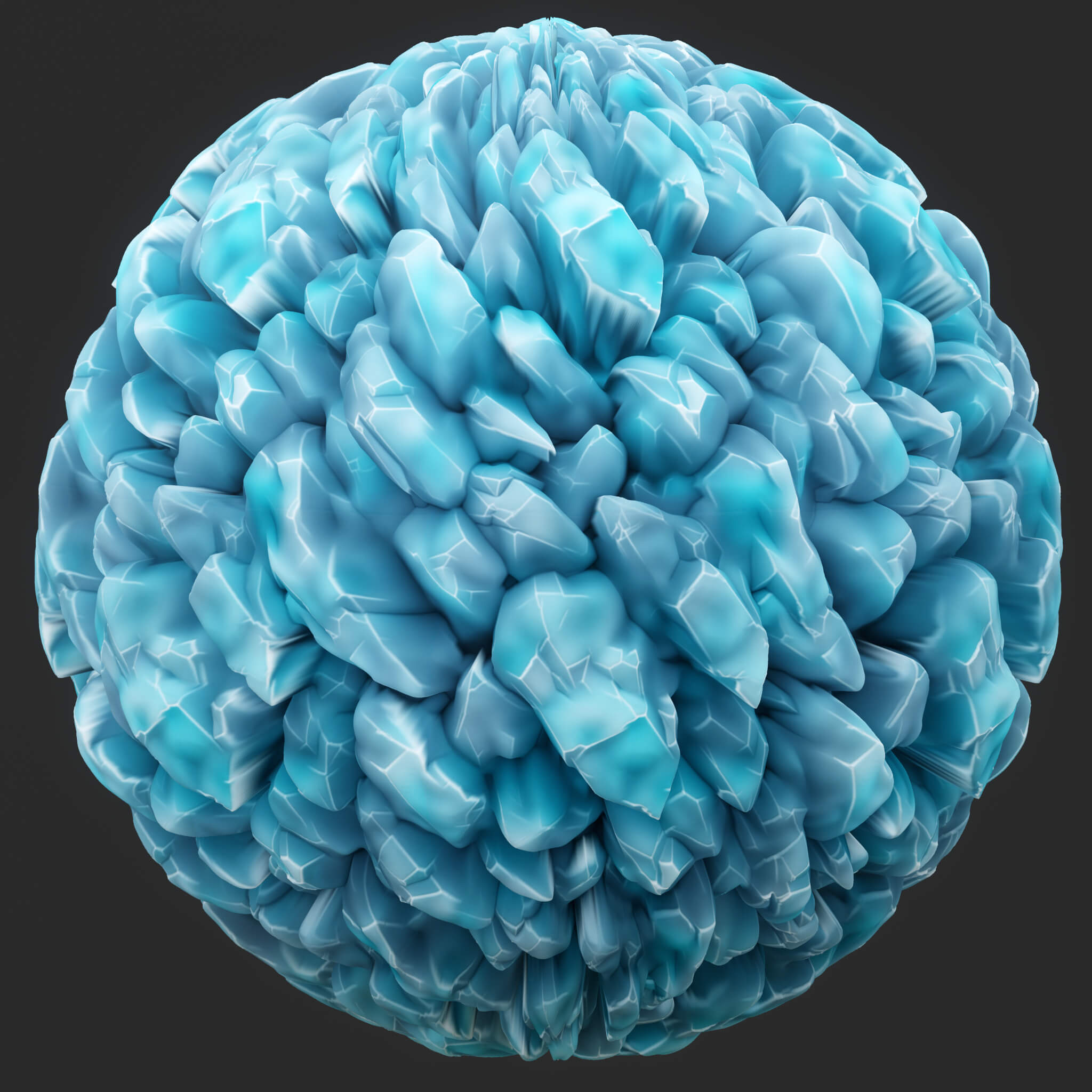 Stylized Crystal Seamless Texture by zames1992d