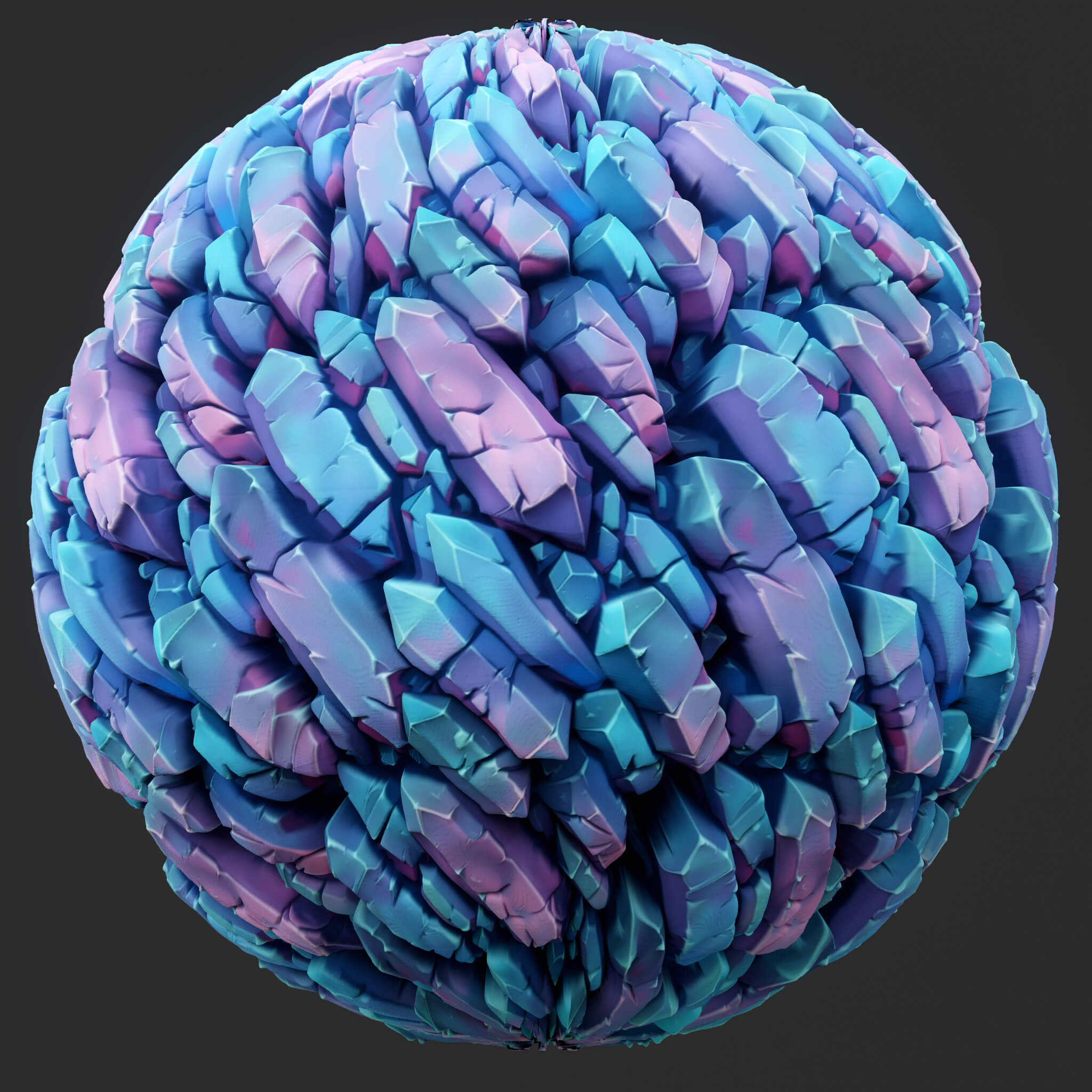Stylized Crystal Seamless Texture by zames1992d