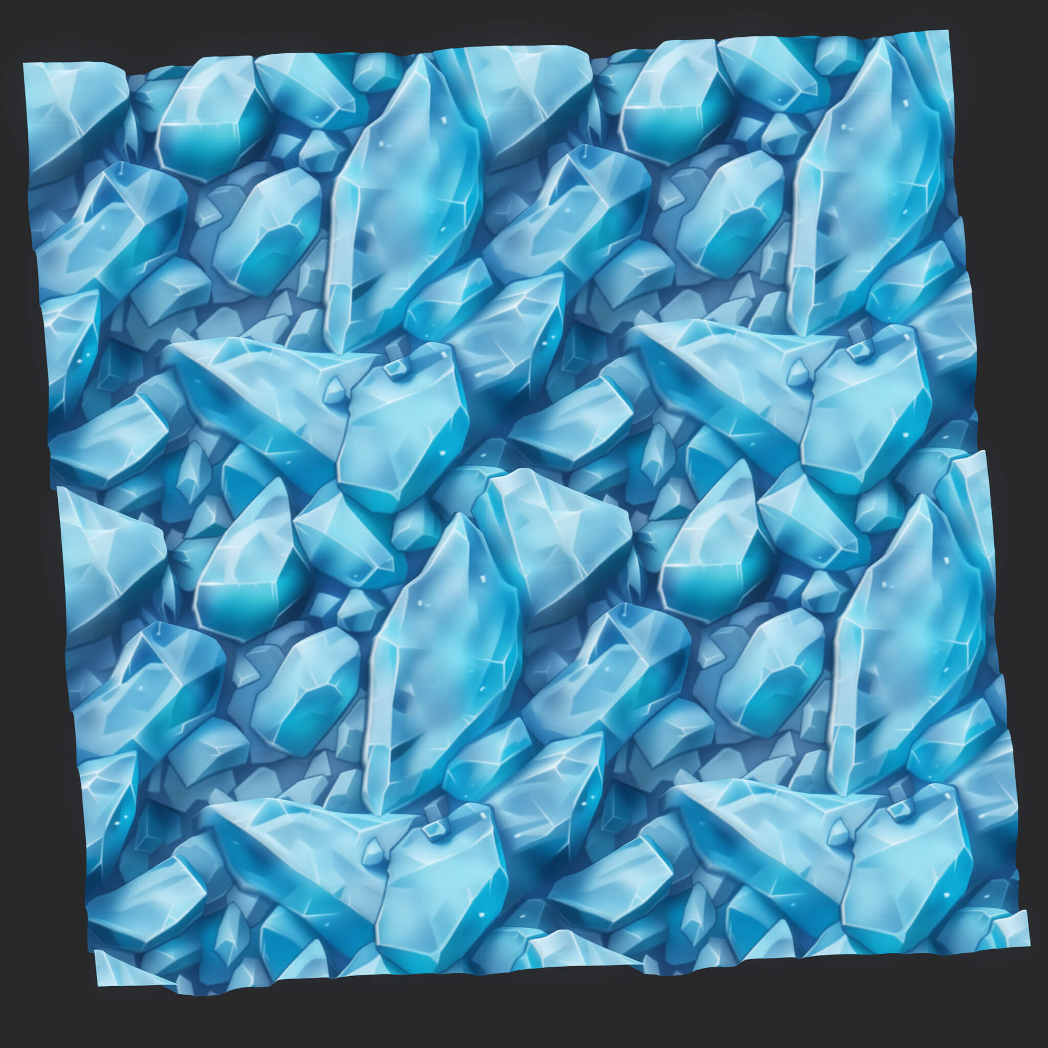 Stylized Crystal Seamless Texture by zames1992d