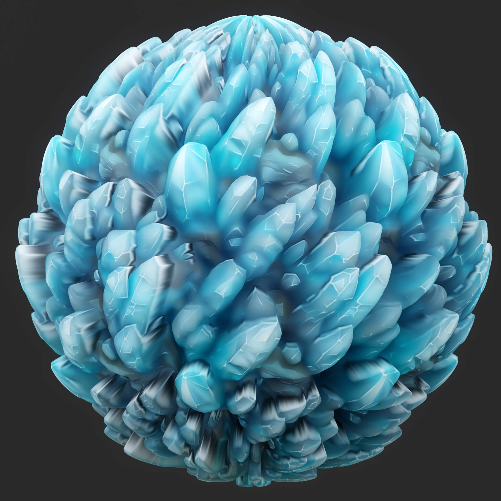 Stylized Crystal Seamless Texture by zames1992d
