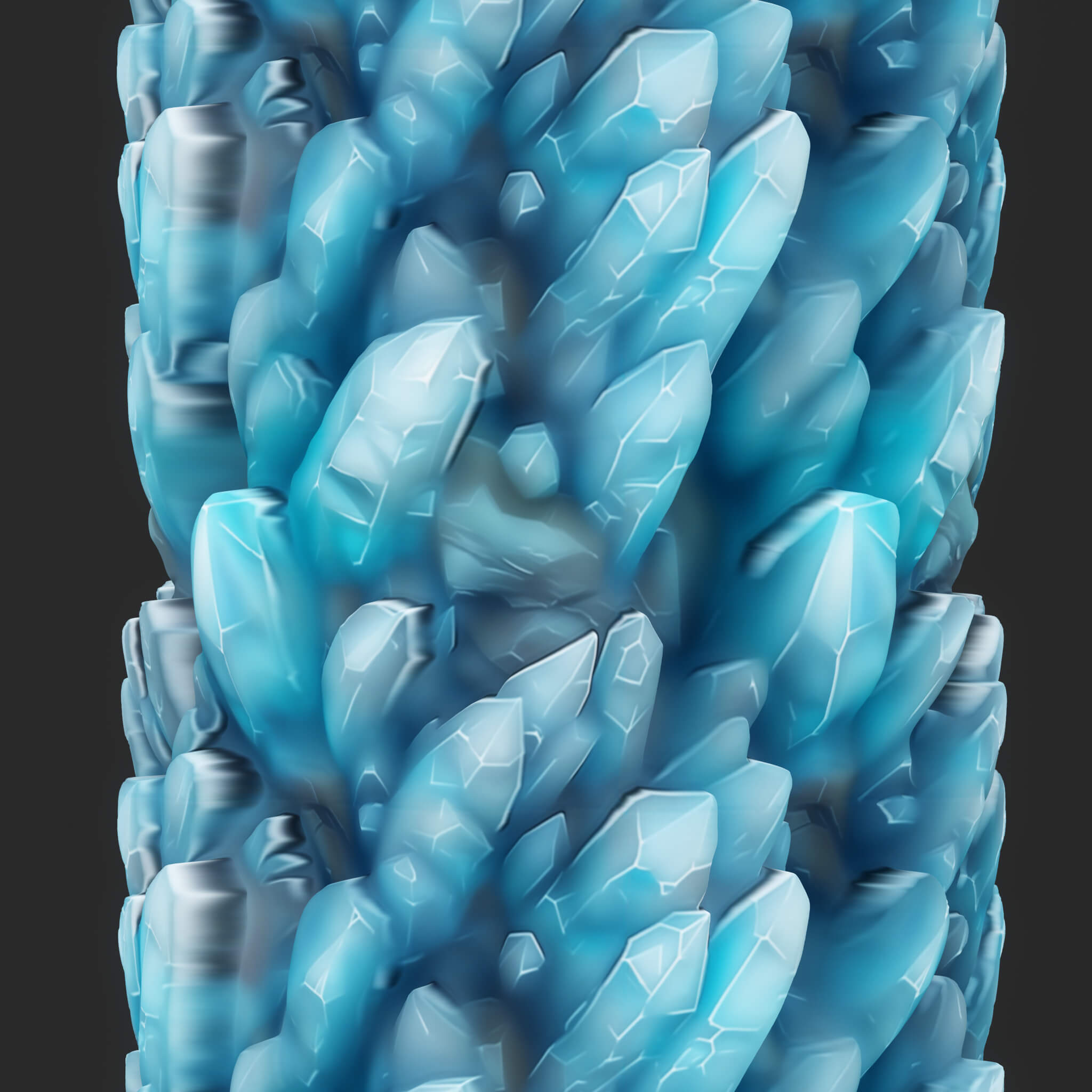 Stylized Crystal Seamless Texture by zames1992d
