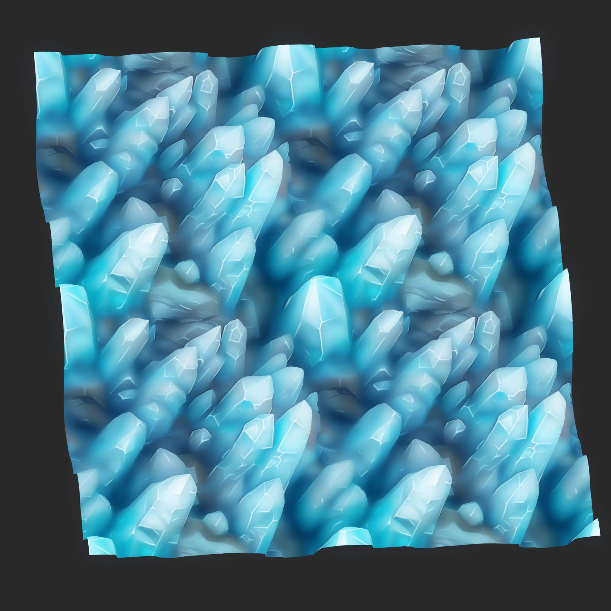 Stylized Crystal Seamless Texture by zames1992d