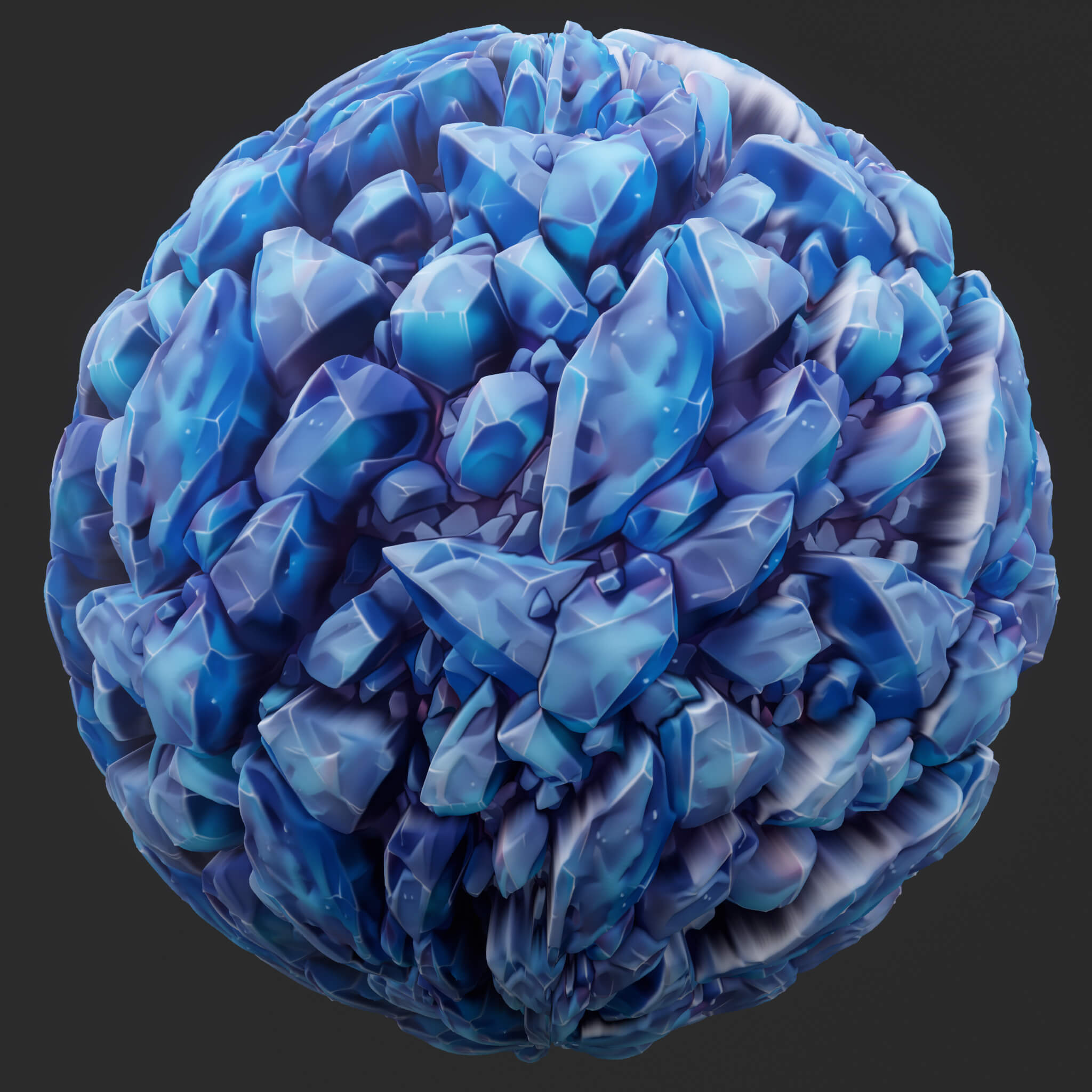Stylized Crystal Seamless Texture by zames1992d