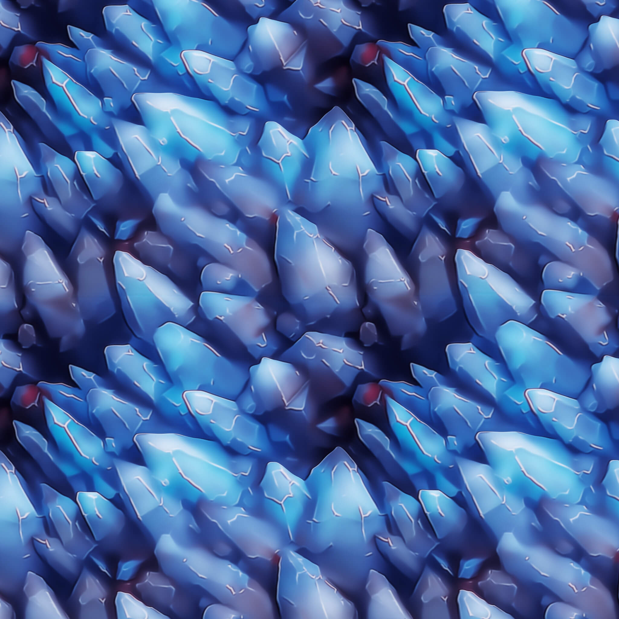 Stylized Crystal Seamless Texture by zames1992d