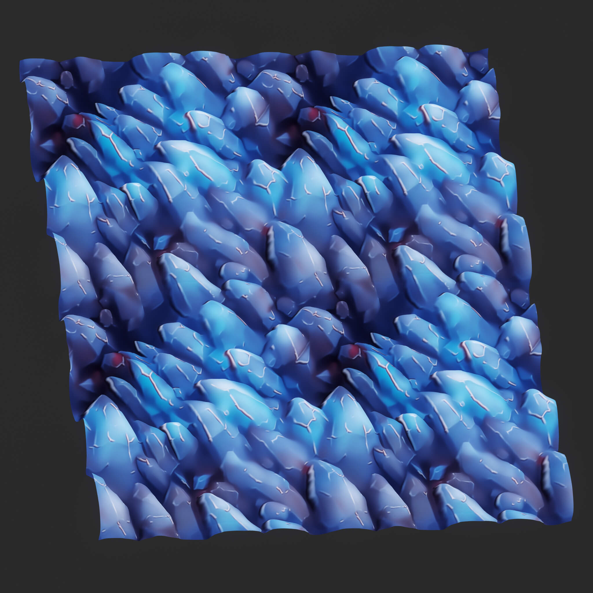 Stylized Crystal Seamless Texture by zames1992d