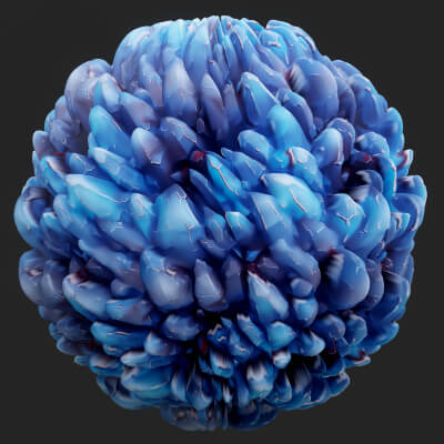 Stylized Crystal Seamless Texture by zames1992d