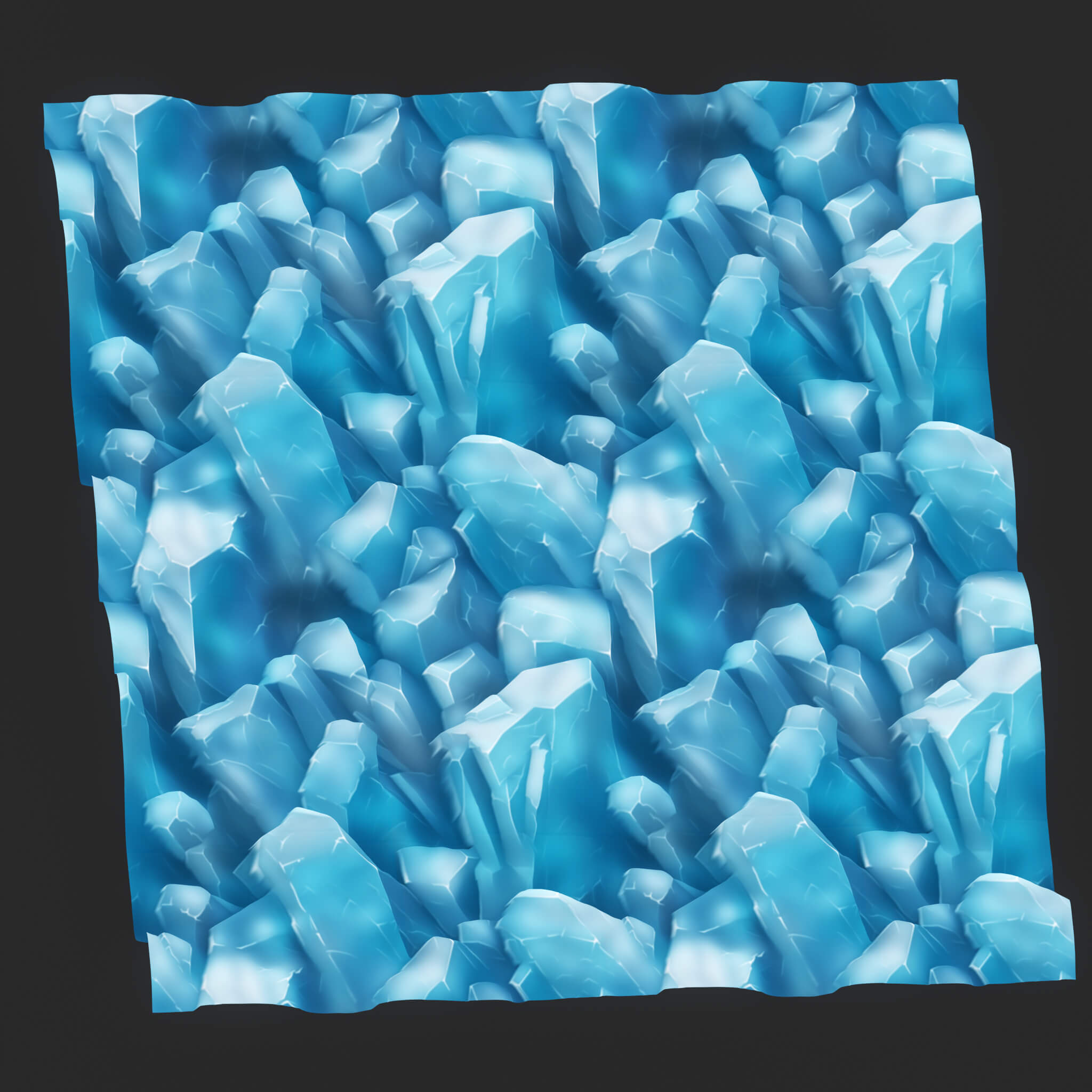 Stylized Crystal Seamless Texture by zames1992d