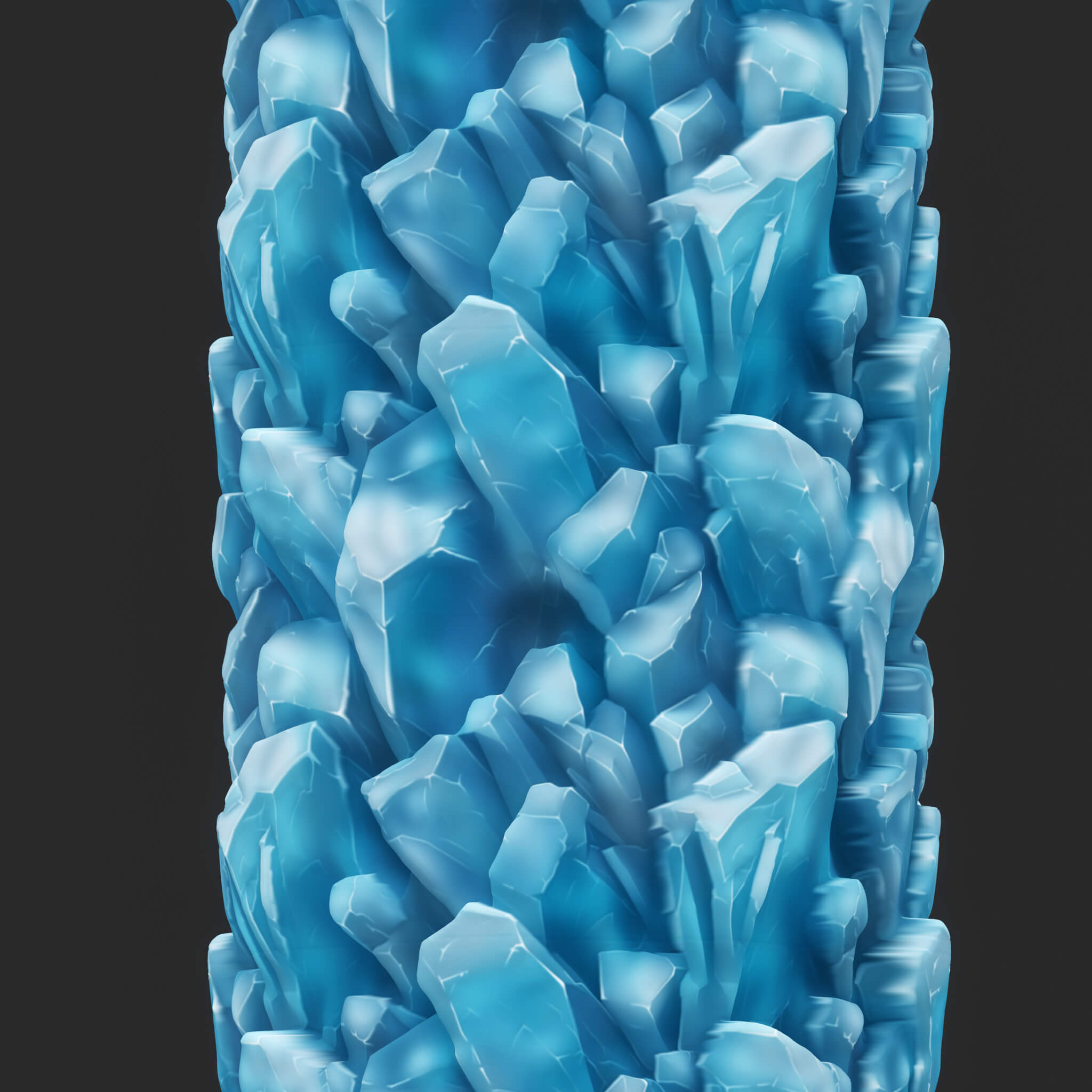 Stylized Crystal Seamless Texture by zames1992d