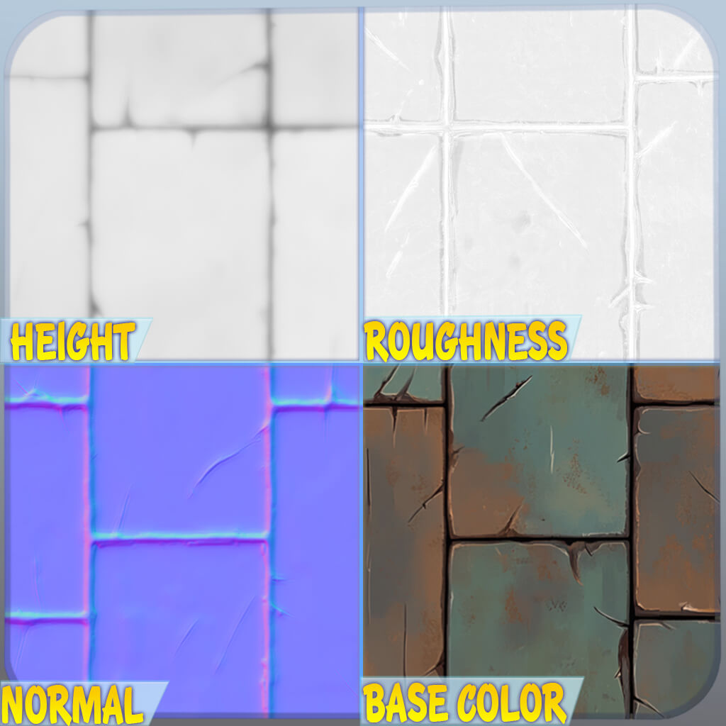 Stylized Floor Seamless Texture by zames1992d