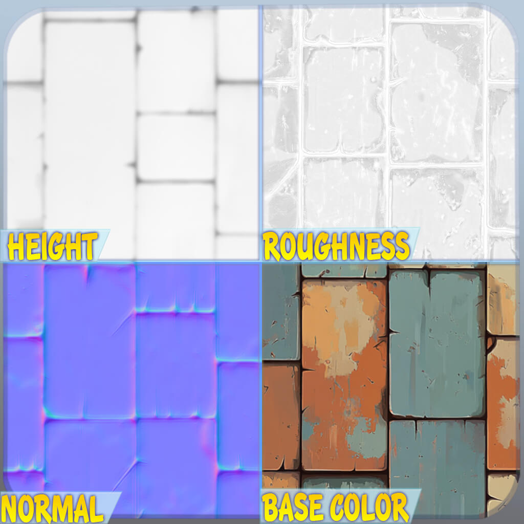 Stylized Floor Seamless Texture by zames1992d
