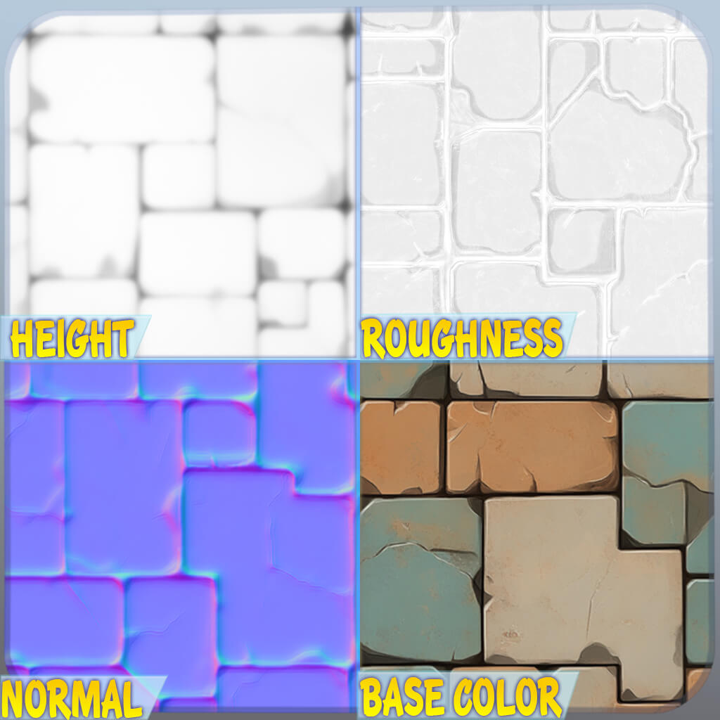 Stylized Floor Seamless Texture by zames1992d