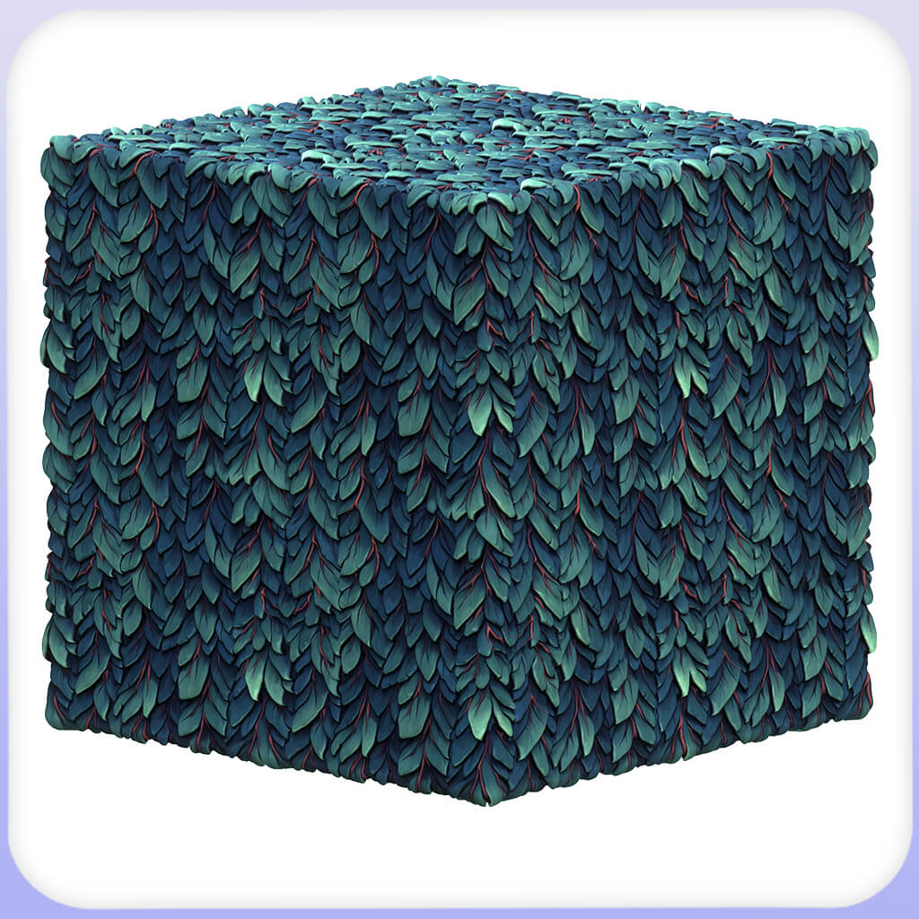 Stylized Foliage Seamless Texture by zames1992d
