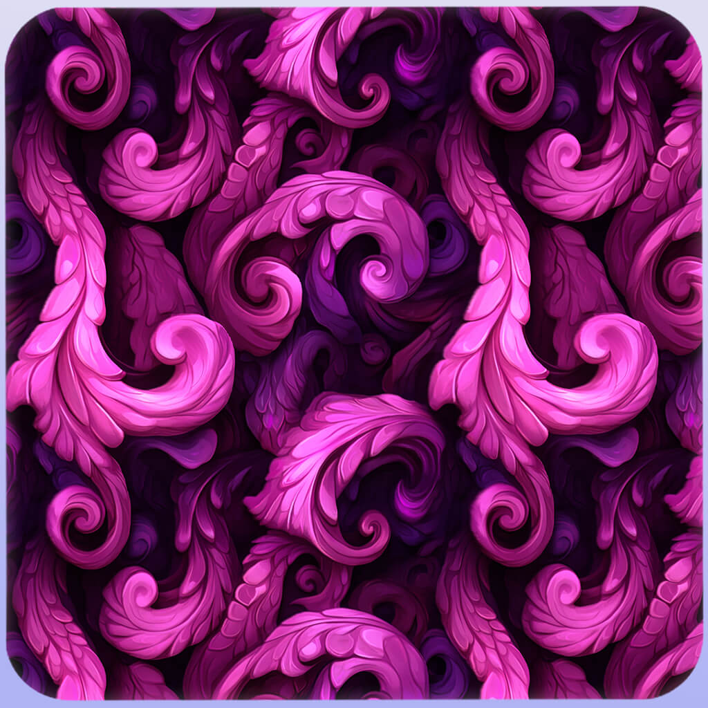 Stylized Foliage Seamless Texture by zames1992d