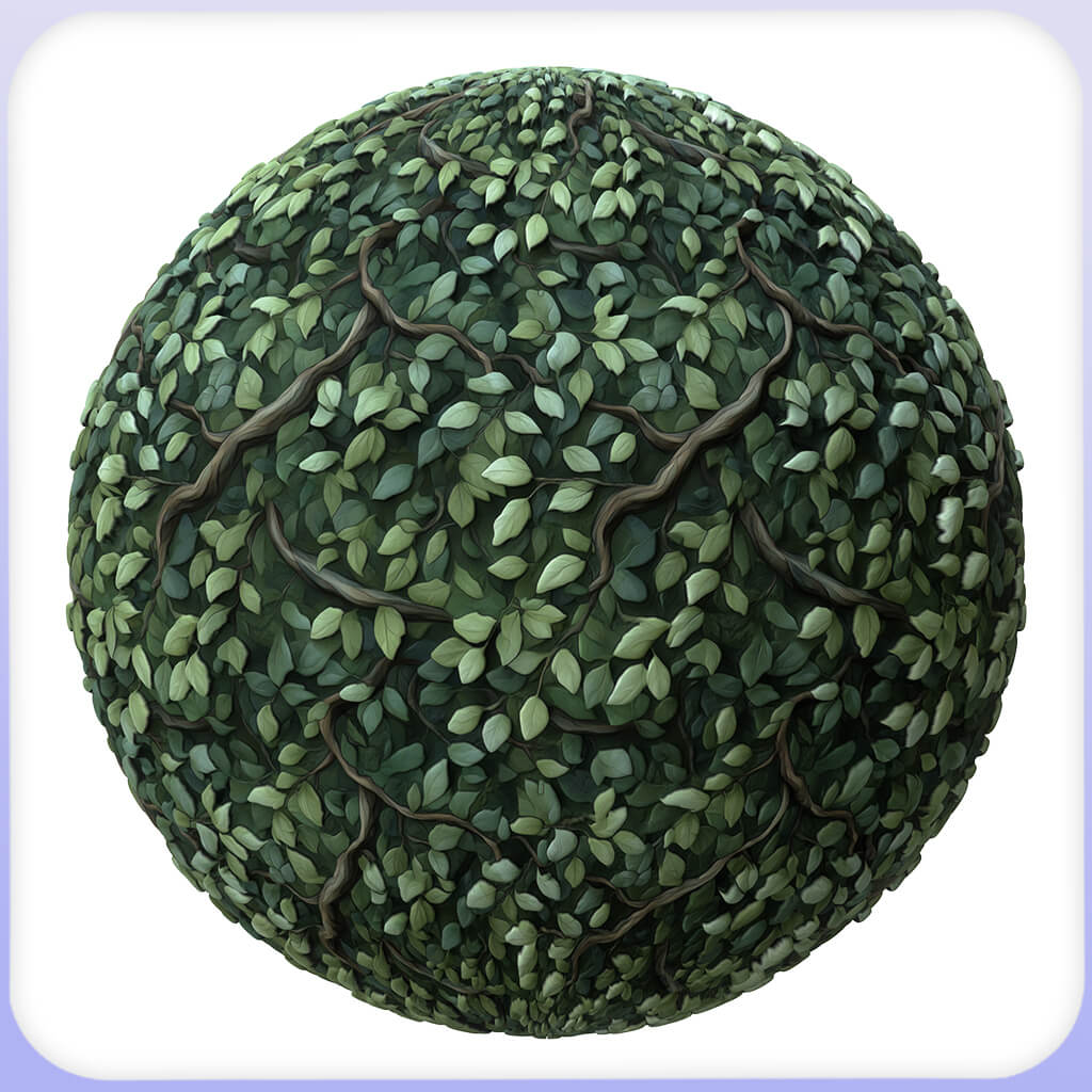 Stylized Foliage Seamless Texture by zames1992d