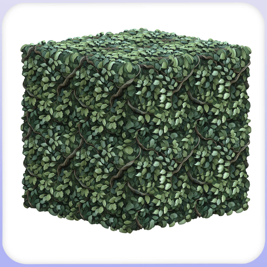Stylized Foliage Seamless Texture by zames1992d