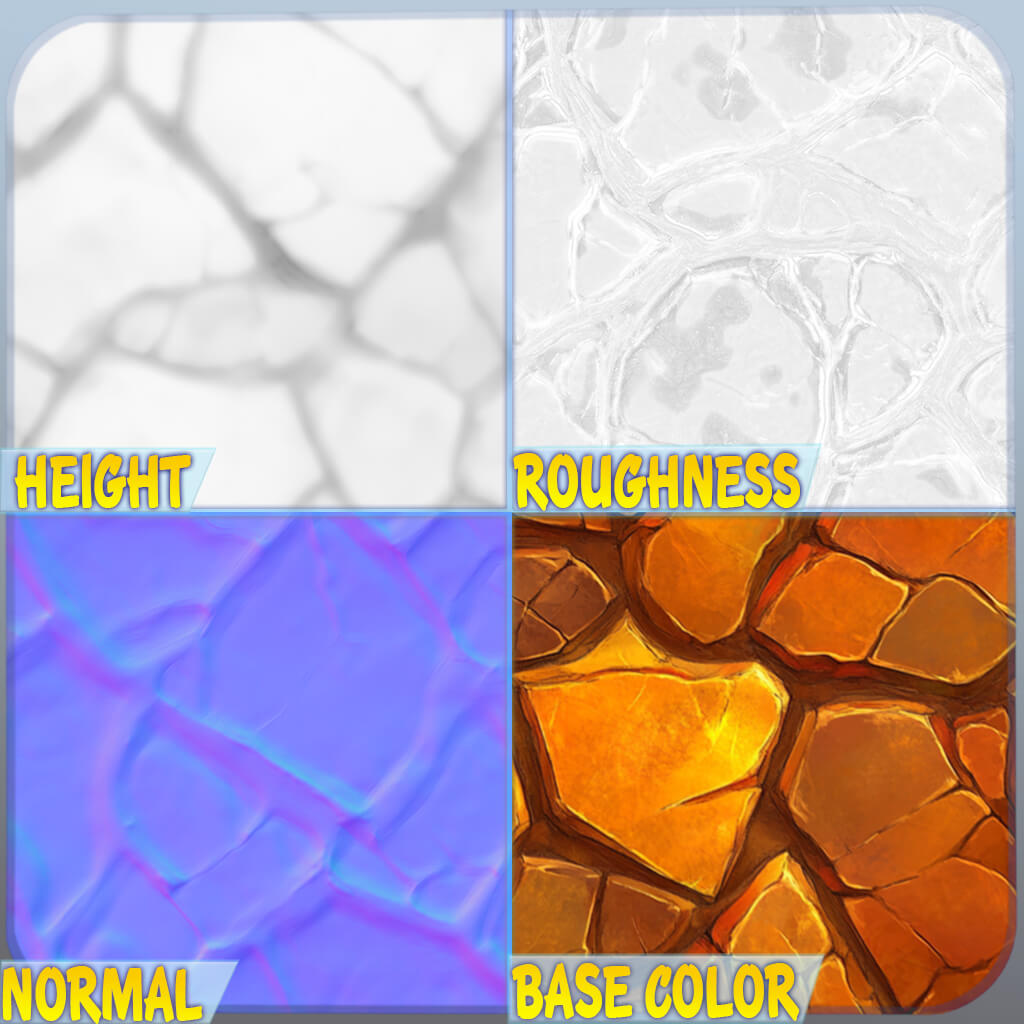 Stylized Gold Seamless Texture by zames1992d