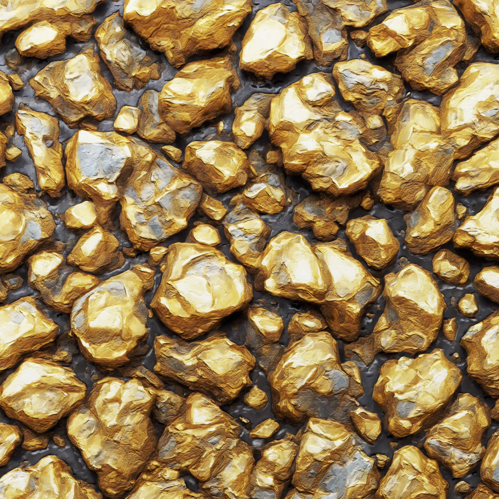 Stylized Gold V1 Seamless Texture by zames1992d