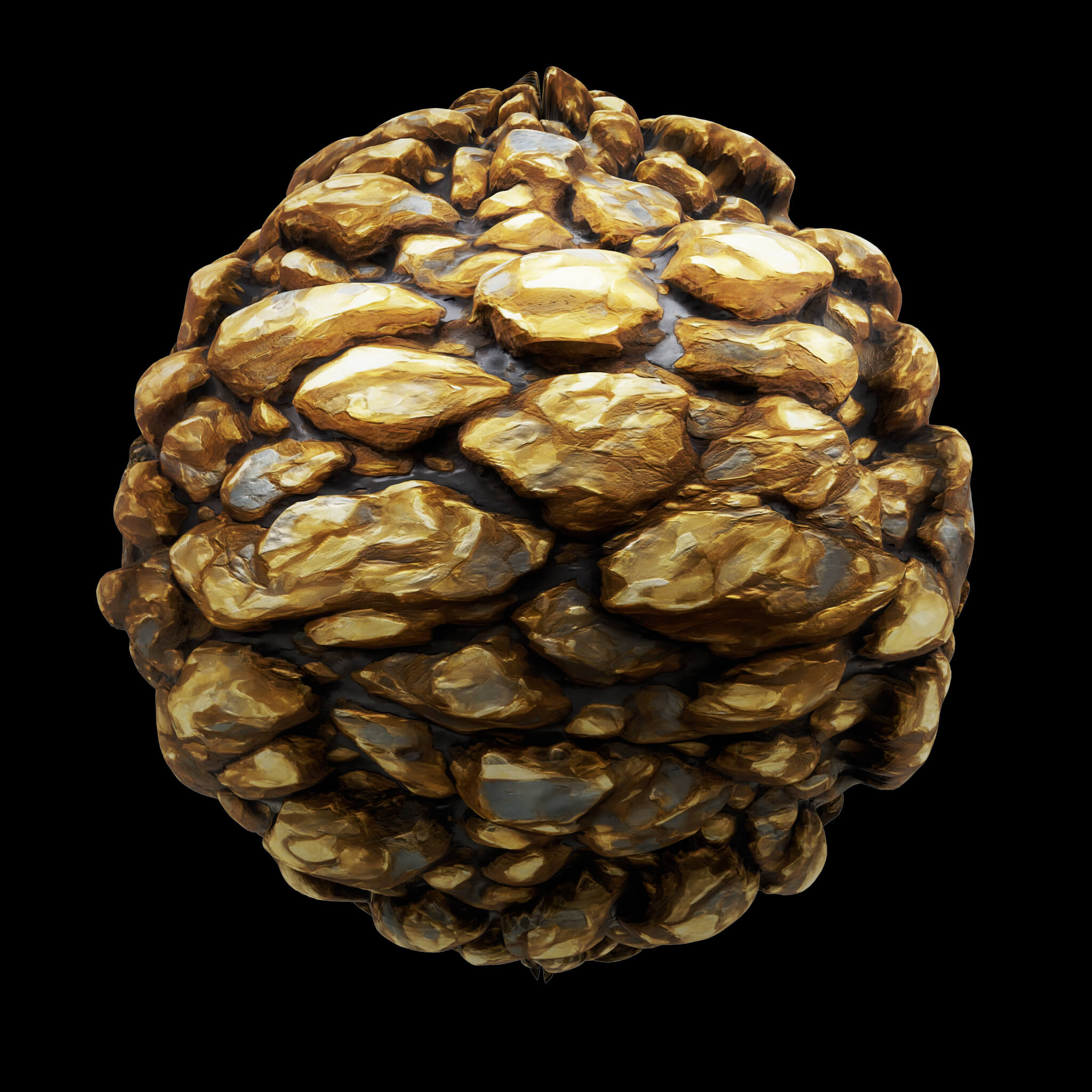 Stylized Gold V1 Seamless Texture by zames1992d