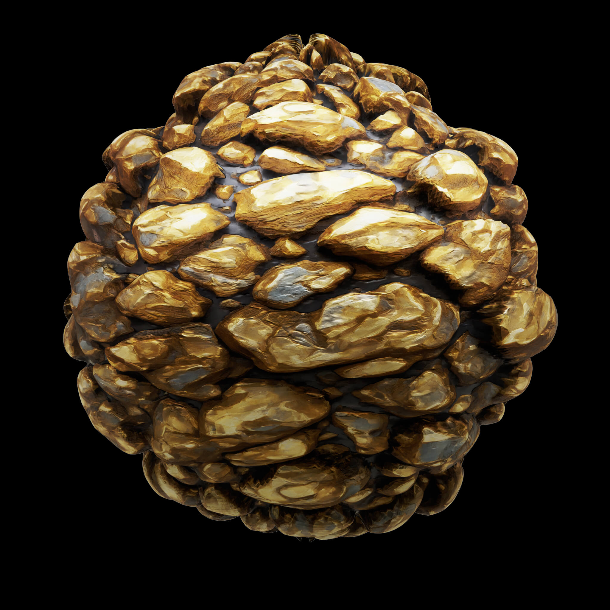 Stylized Gold V1 Seamless Texture by zames1992d